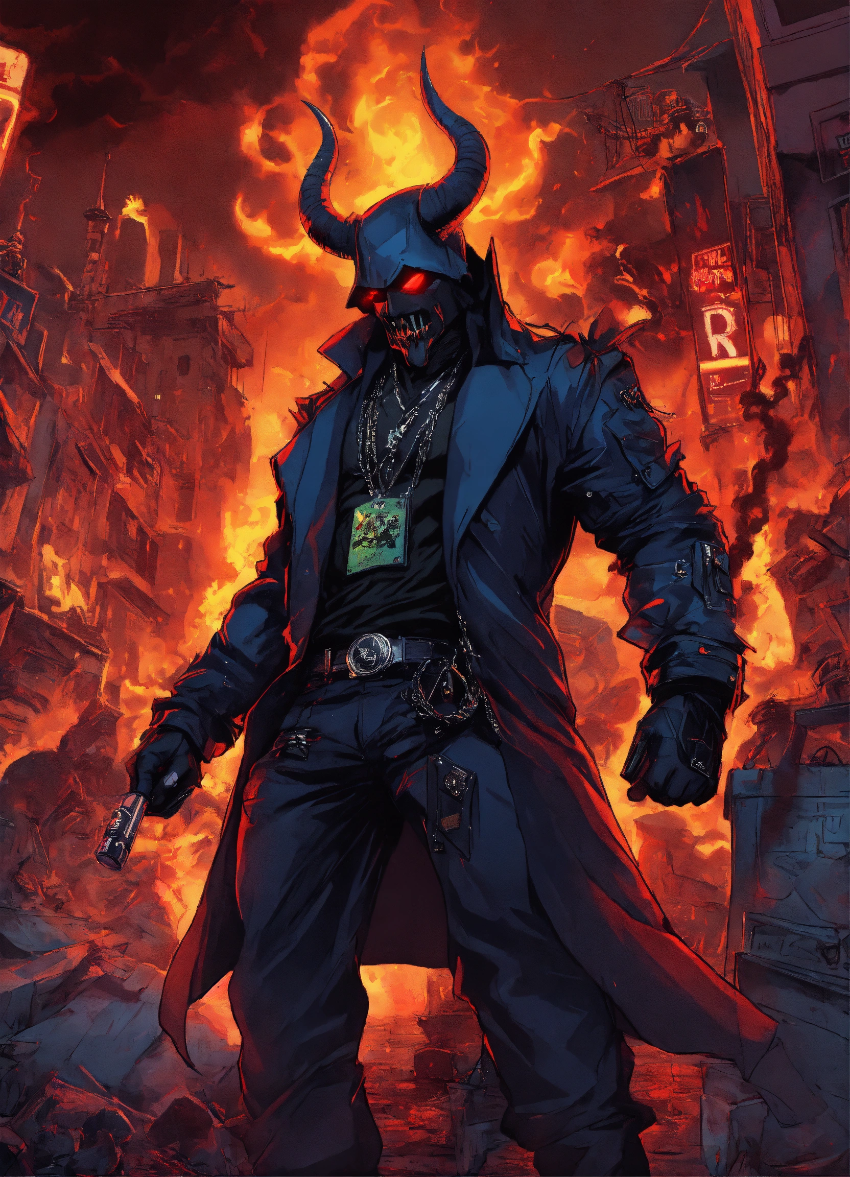 Lexica - A crazy gangster rap, heavy metal mix music style, demon ...