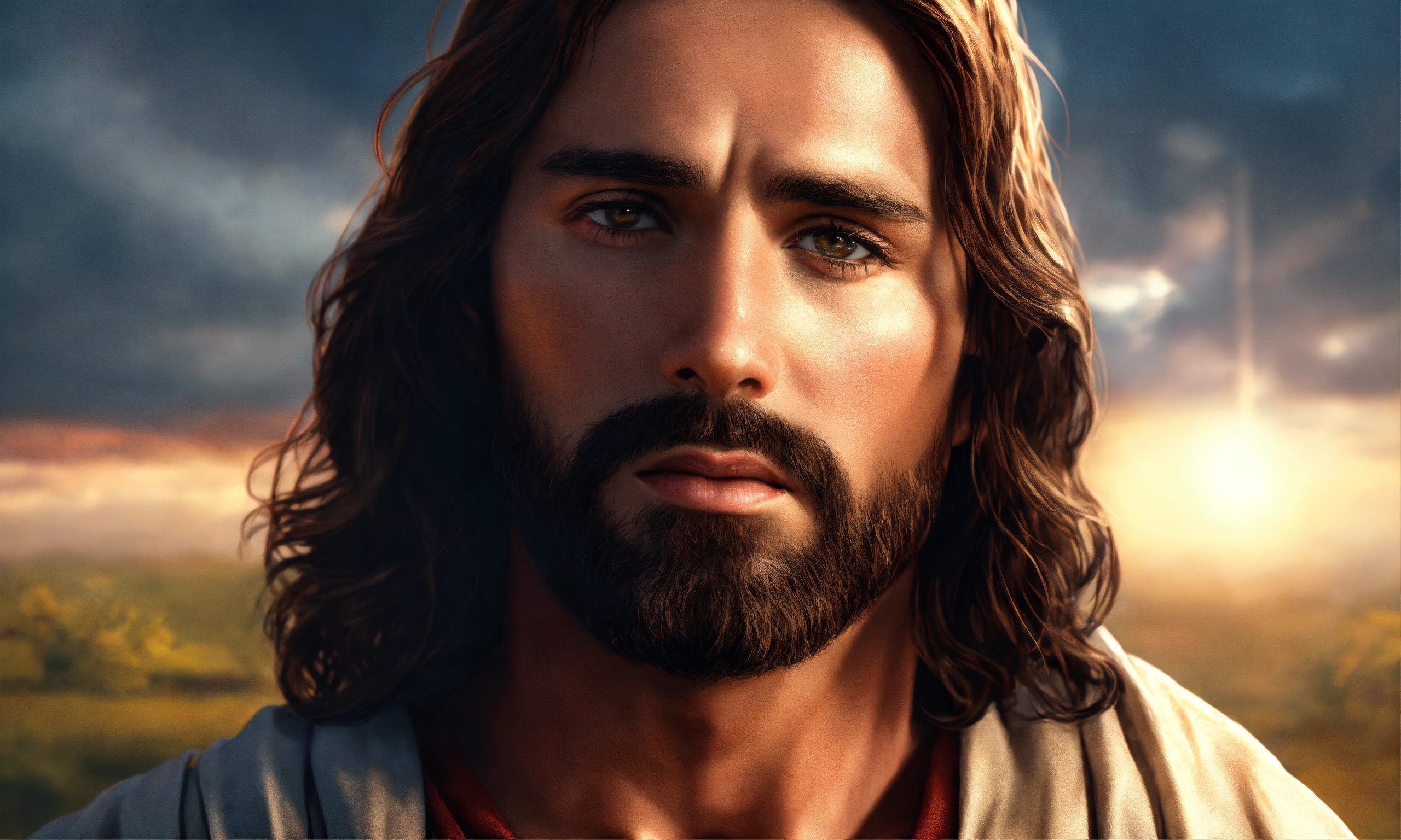 Lexica - Powerful praying background, holy, ultra realistic, jesus, 4k