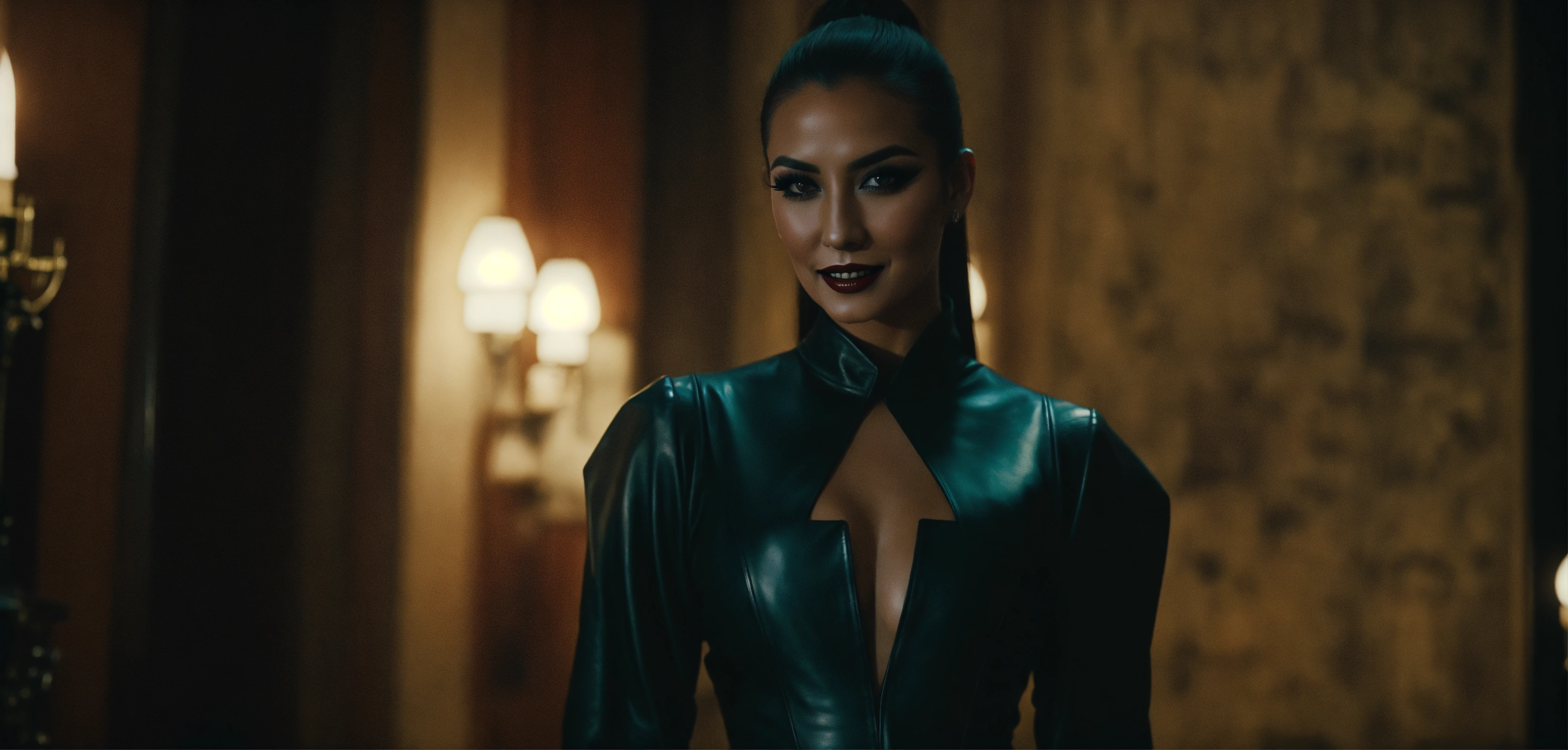 Lexica - Cinematic vampire underworld movie look, stunning arab woman ...