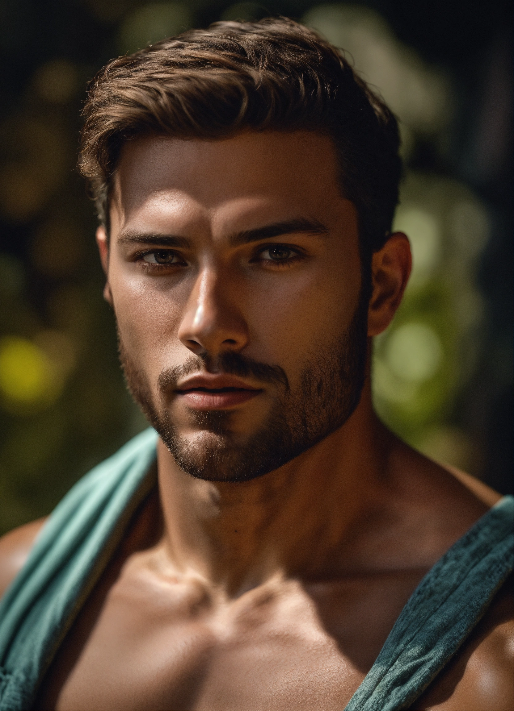 Lexica - Portrait of a stunningly beautiful male angel in soft light ...