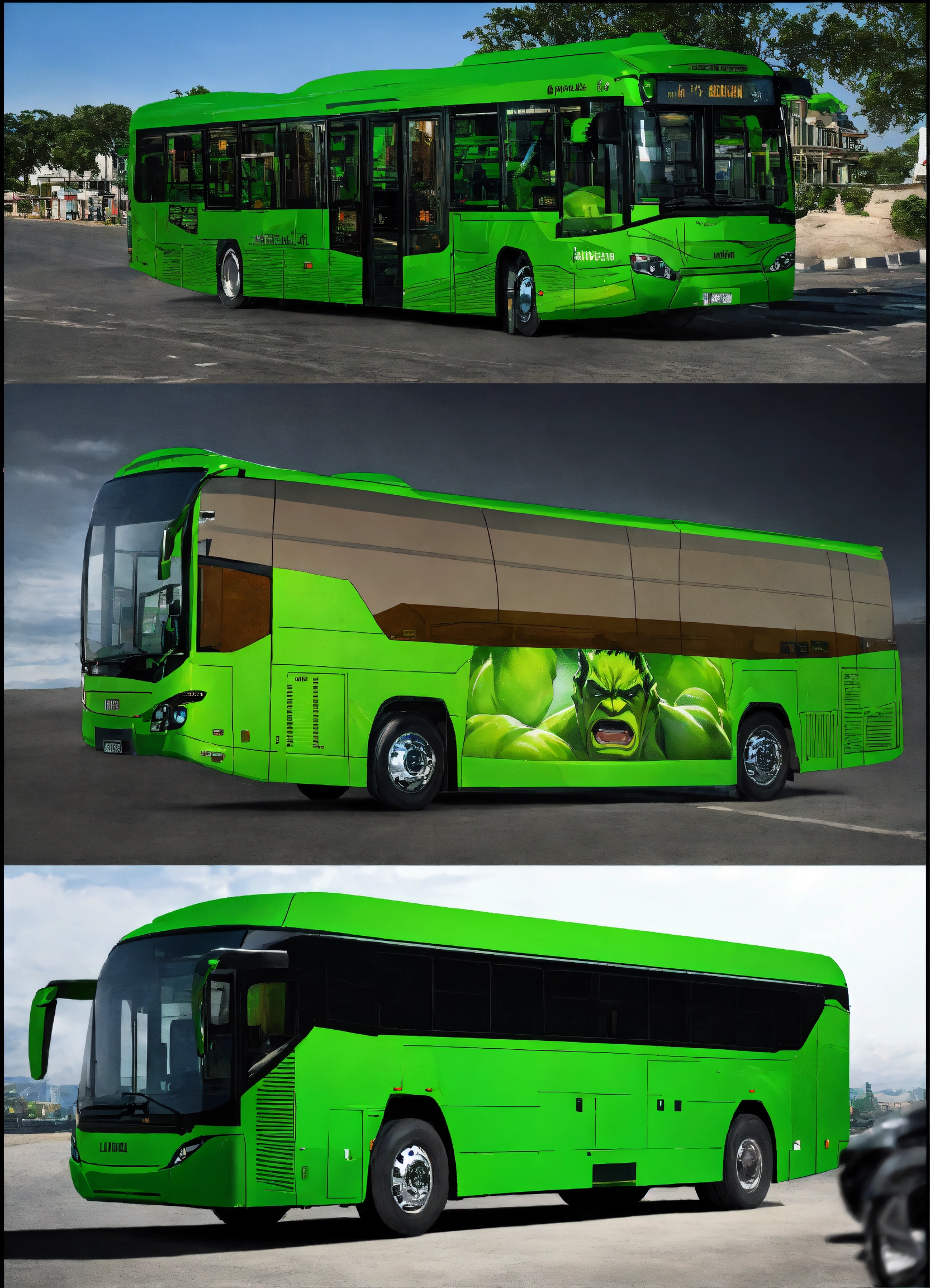 Lexica - Bus desain hulk