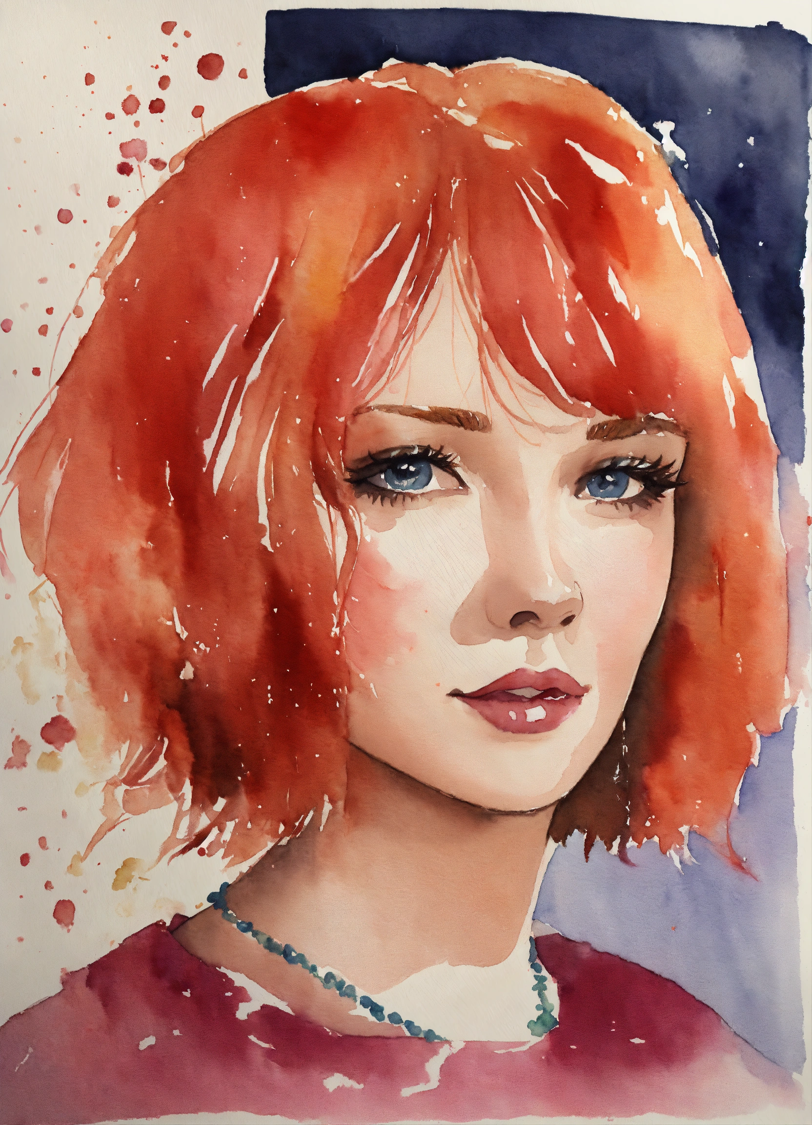 Lexica - Wednesday, watercolor