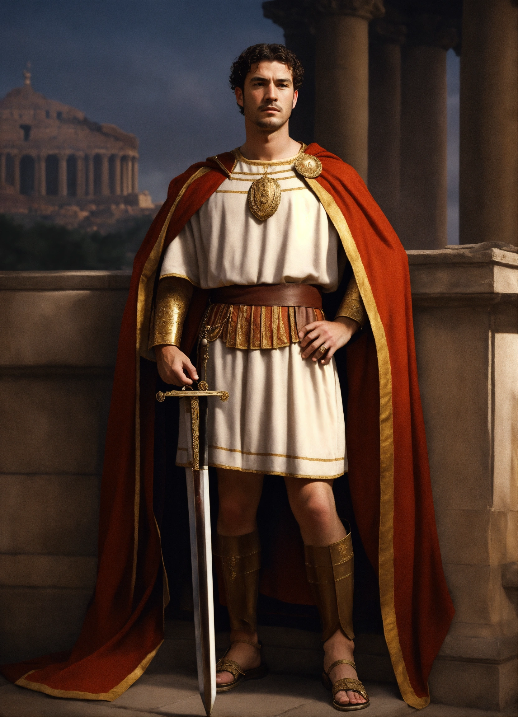 Lexica - Realistic historically accurate noble man wearing a tunic from ...