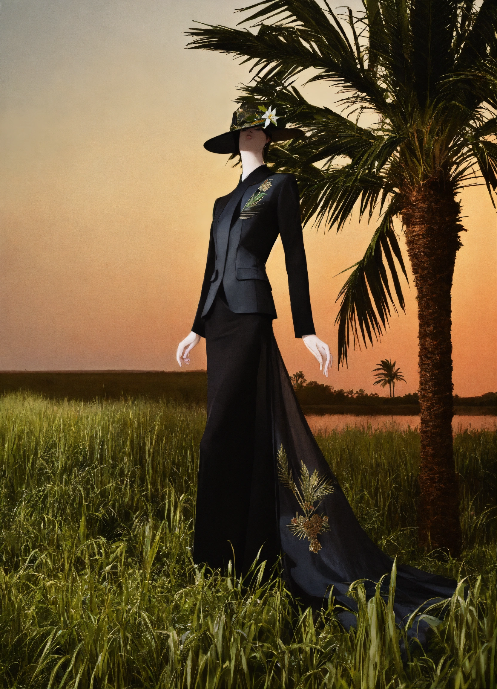 Lexica - Mugler garith pugh realistic palm tree marshes vogue basra ...