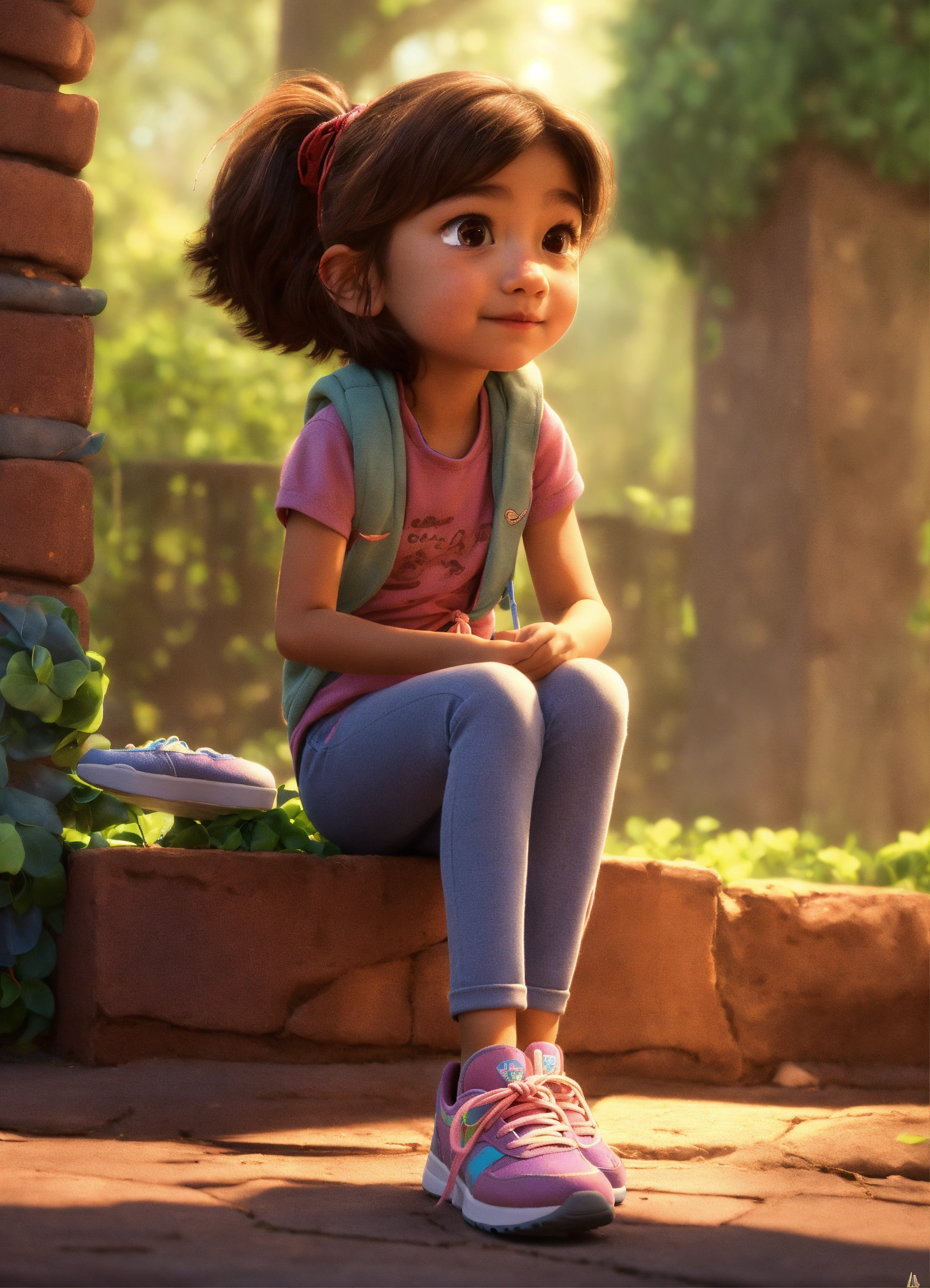 Lexica - Pixar animation of 9 year old mia, pixar style cartoon ...