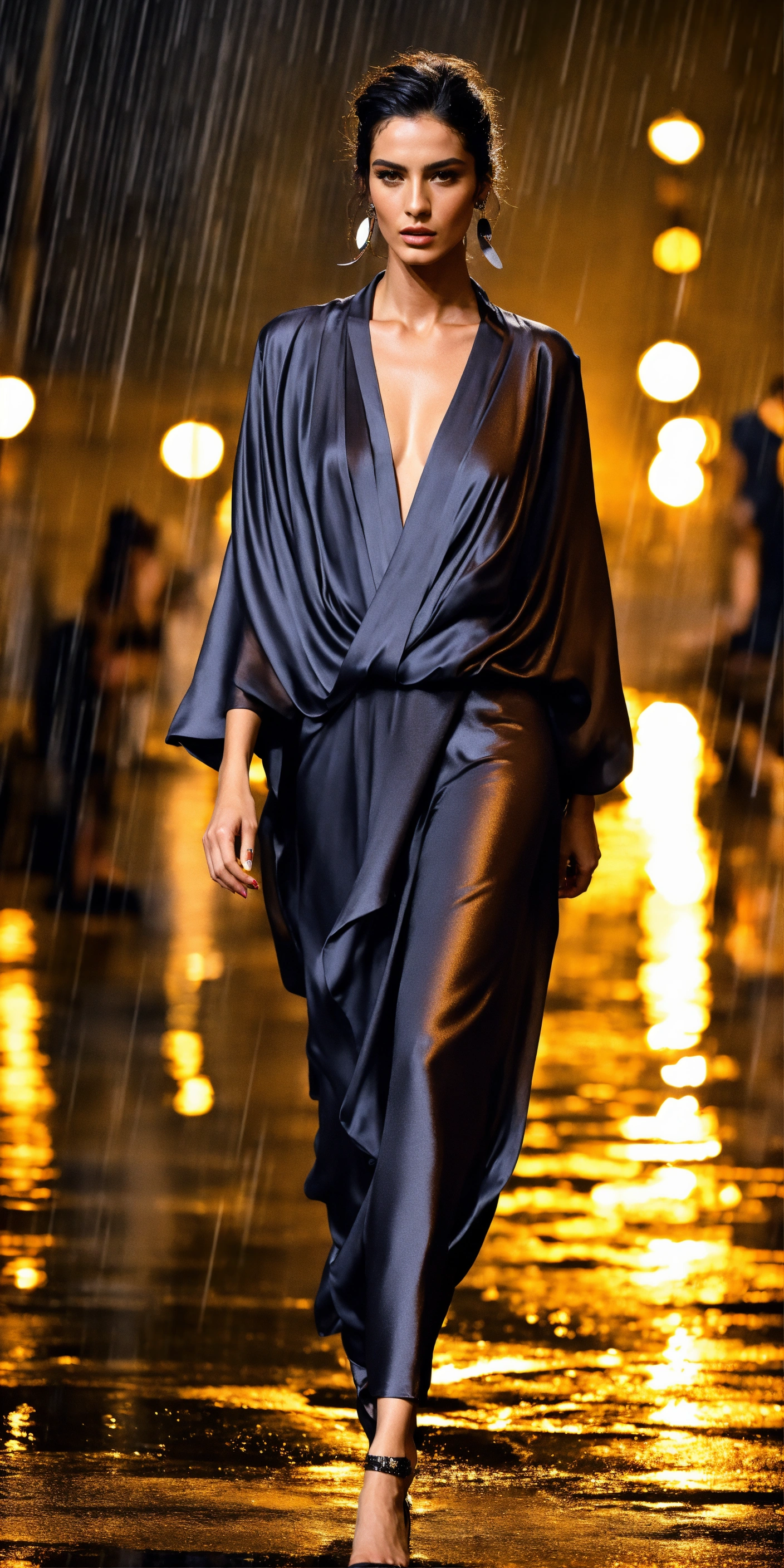 Lexica - 3d realistic photo of fierce italian model wearing dolman ...