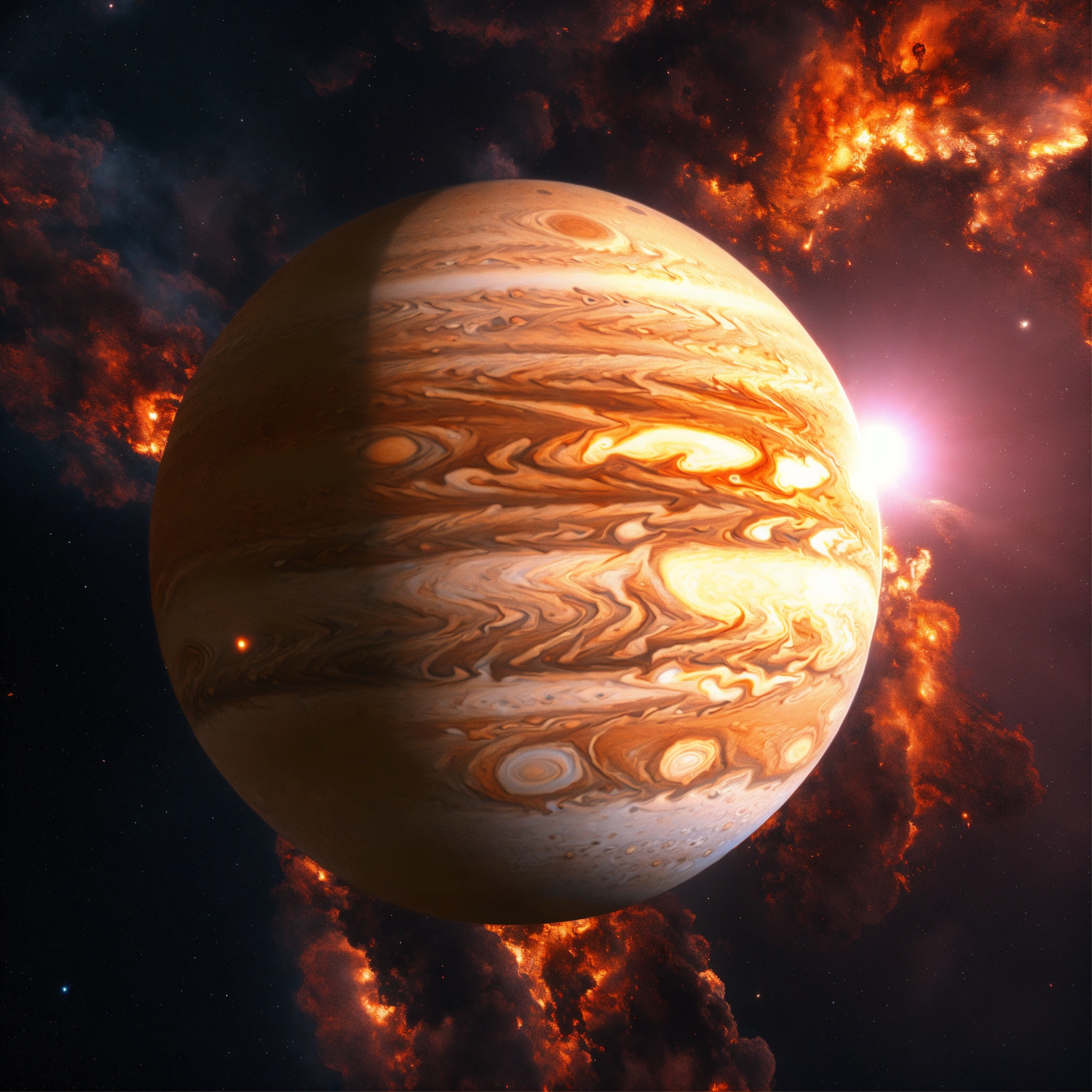 Lexica - Jupiter explosion, 8k