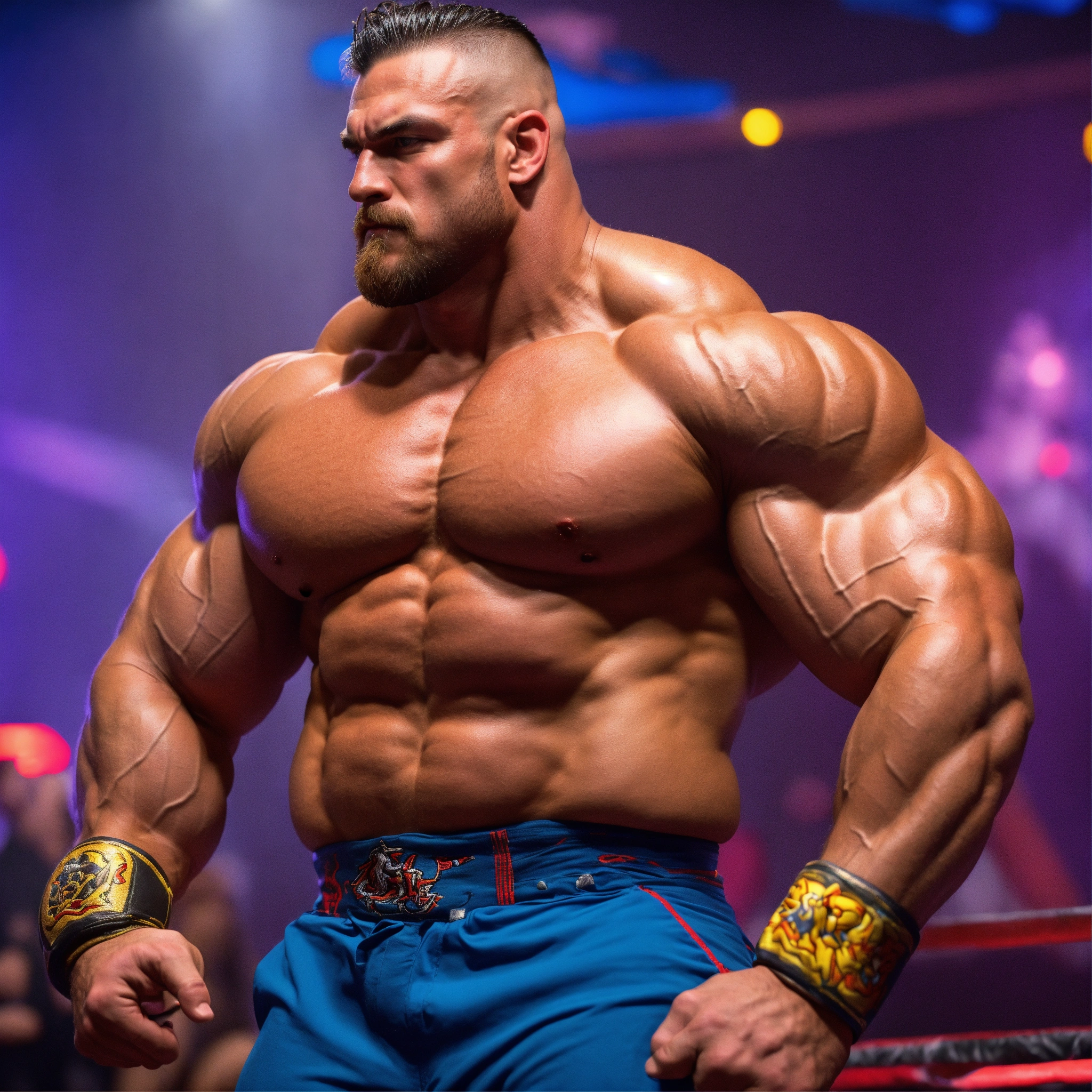 Lexica - 30-year-old man with big muscles, big bodybuilder, body like a ...