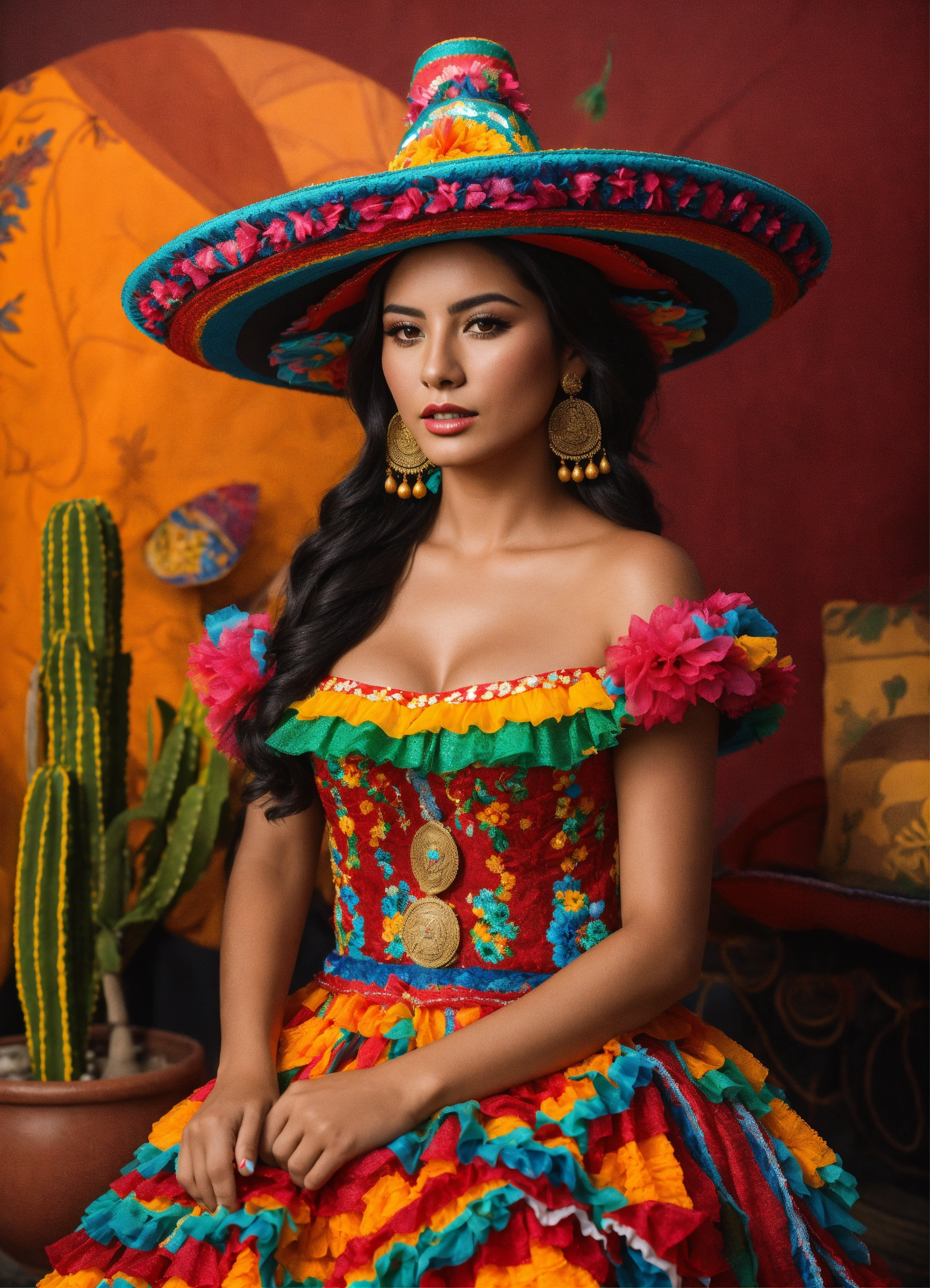Lexica - Ultra realistic full body photo of an Mexican female model ...