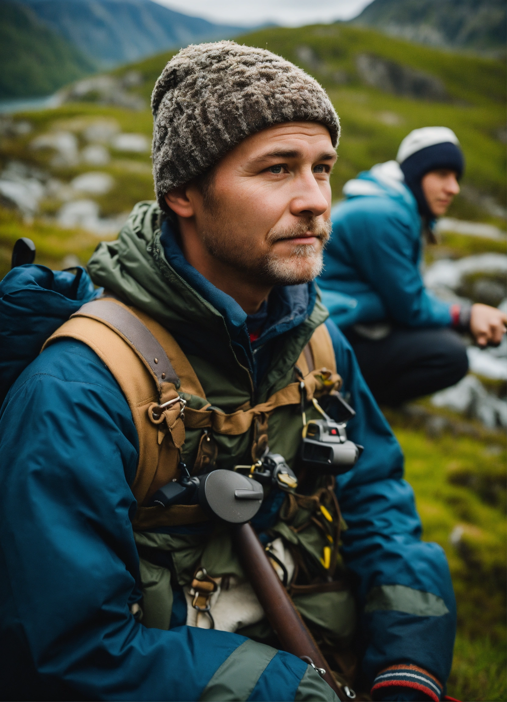 Lexica - A photo of the first humans of norway, hunter gathered from ...