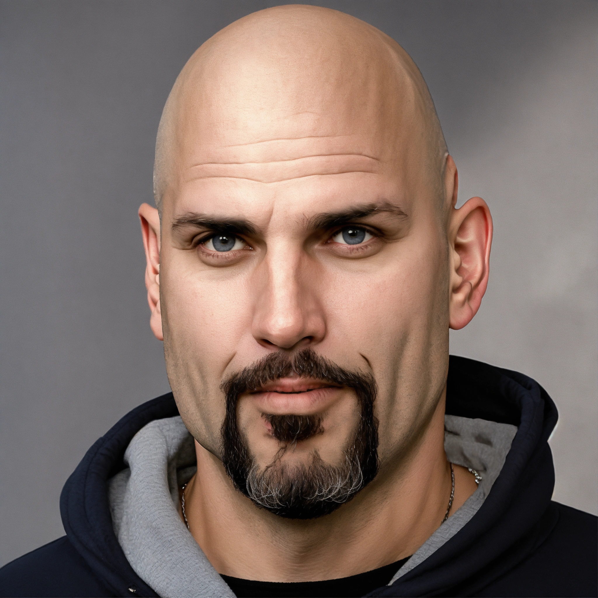 Lexica - JOHN FETTERMAN A GIANT HOMELESS MAN WITH A LARGE BULBUS BALD ...