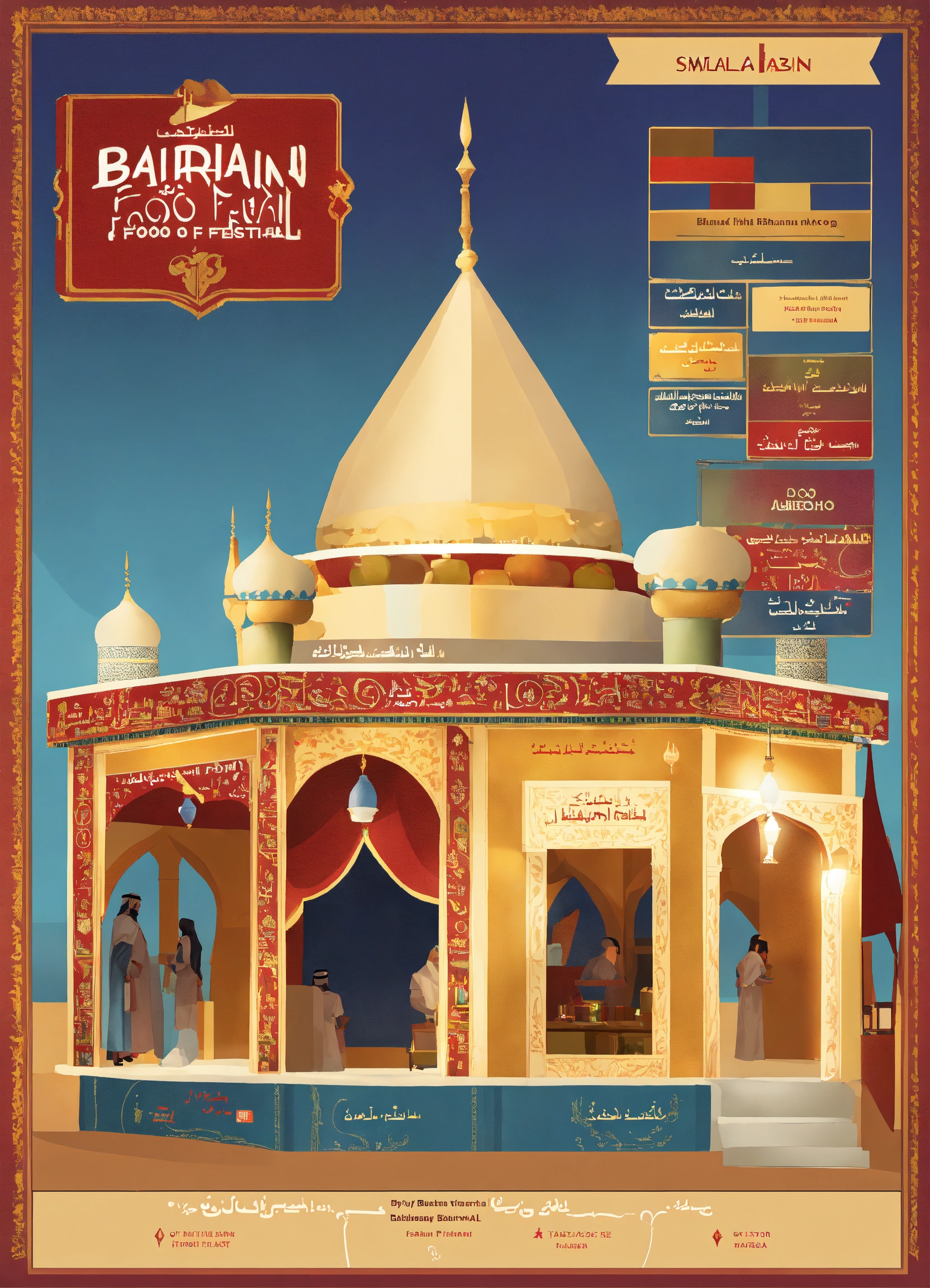 Lexica - "Visualize the 'Taste of Bahrain' food festival small Food ...