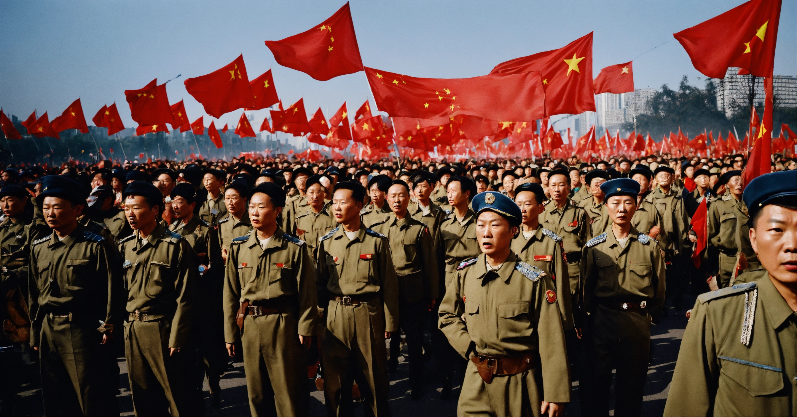 Lexica - Ultrarealistic contemporary photo, Chinese Cultural Revolution ...