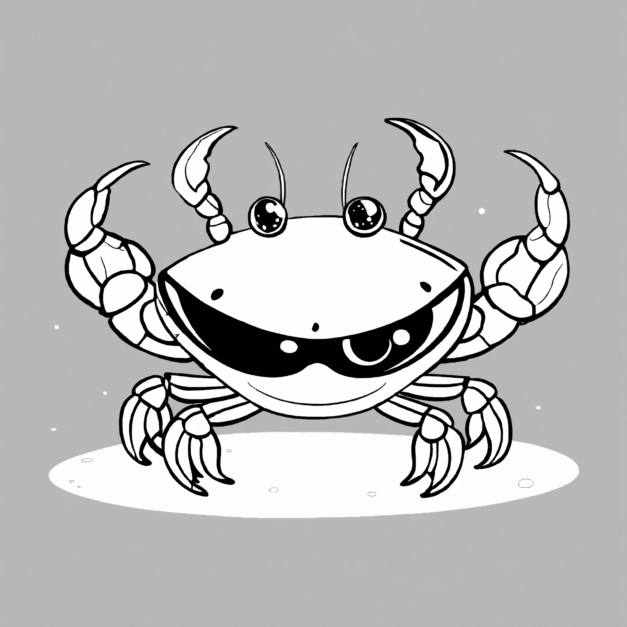 Lexica - Cute crab for a toddler’s, big cute eyes, pixar style, simple ...