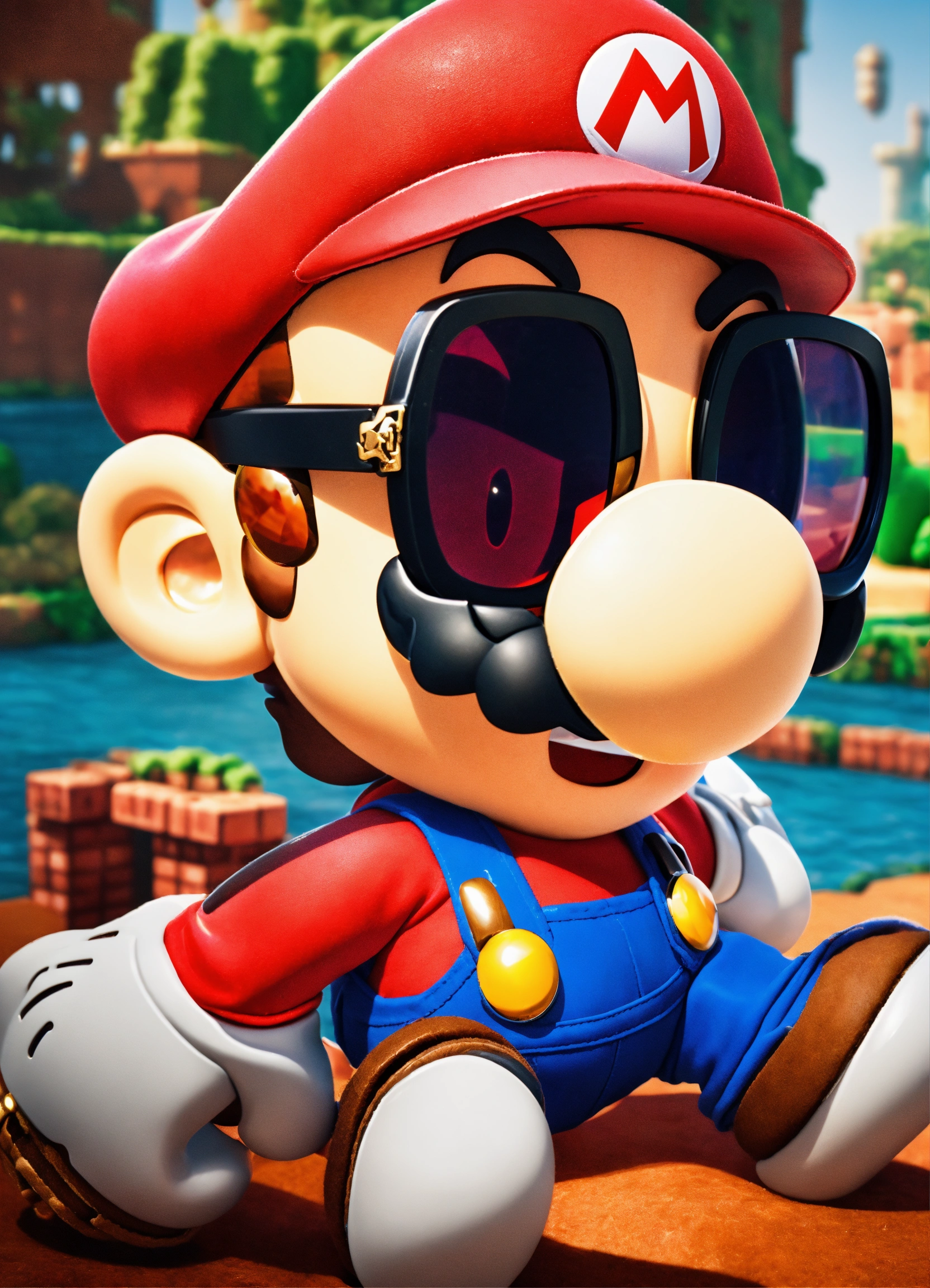 Lexica - Super mario cool sunglasses hip hop