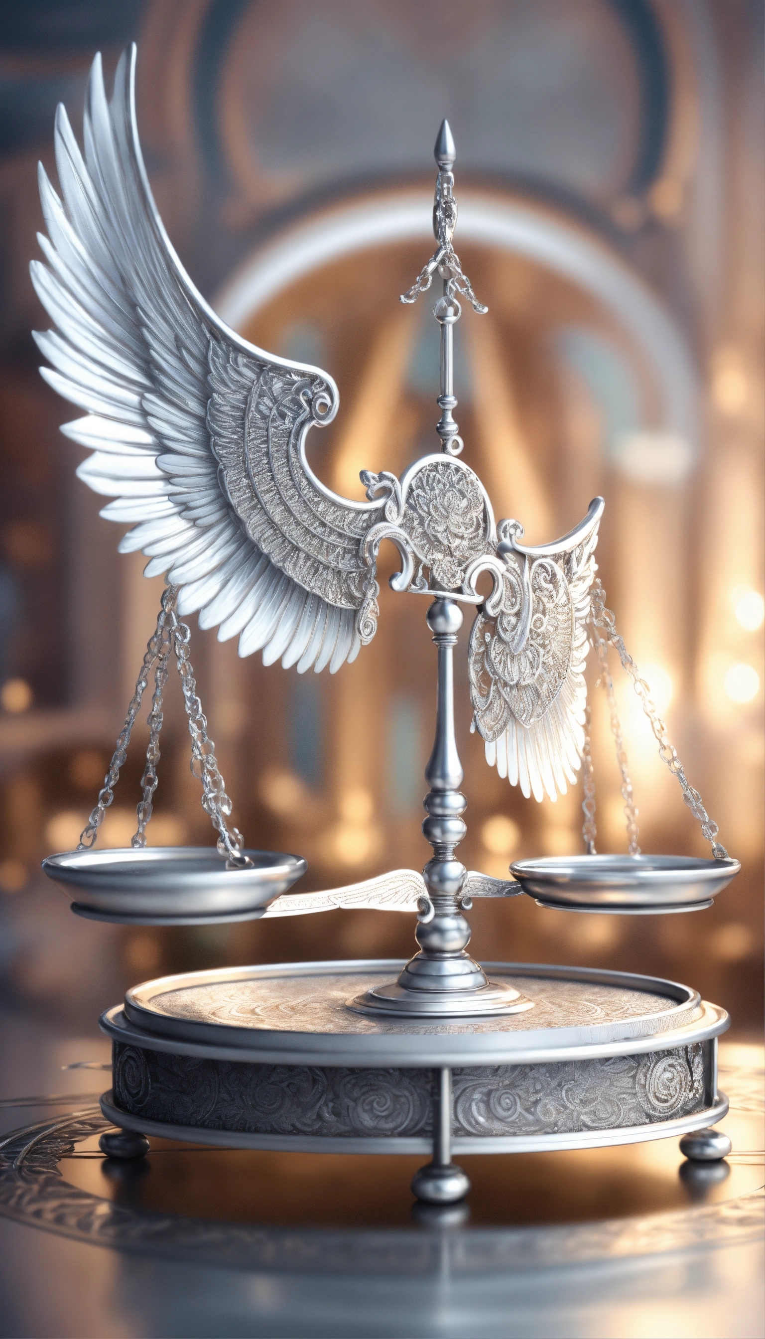 Lexica - Beautiful and perfect silver balance scale, detailed, digital ...