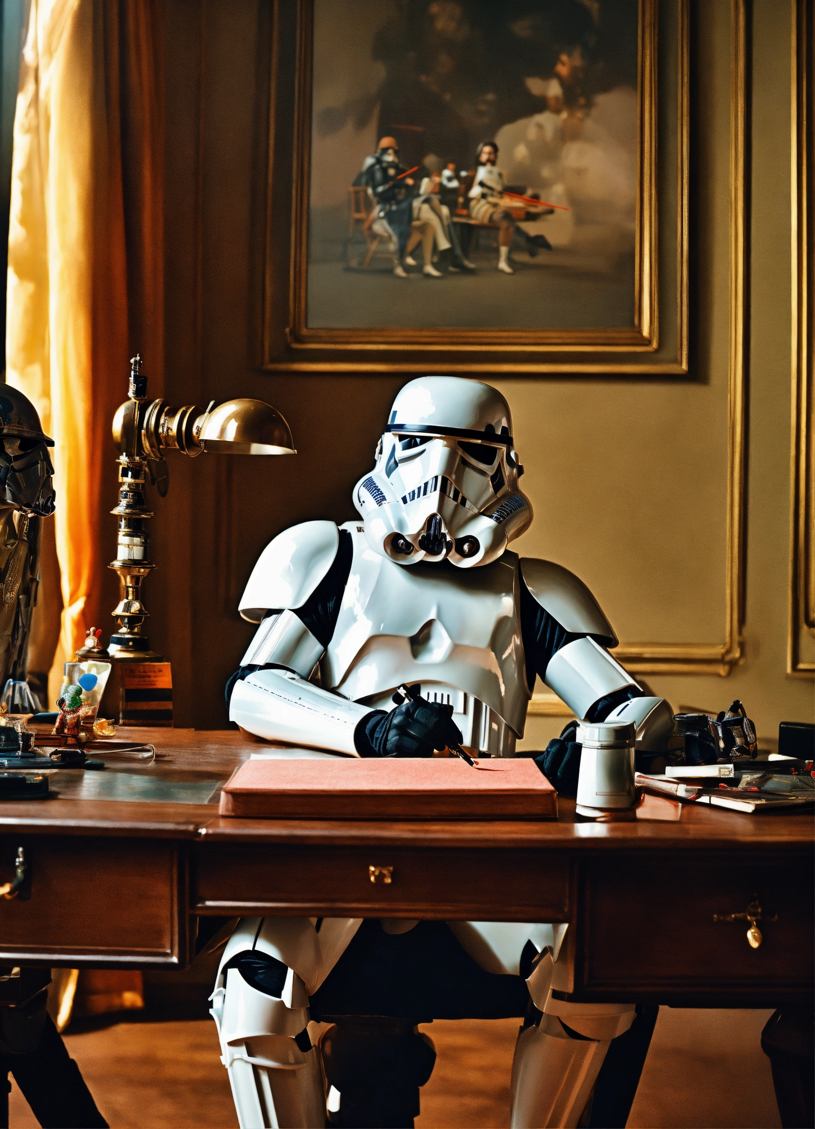 Lexica - Close up portrait Photography, Starwars Stormtrooper at his ...
