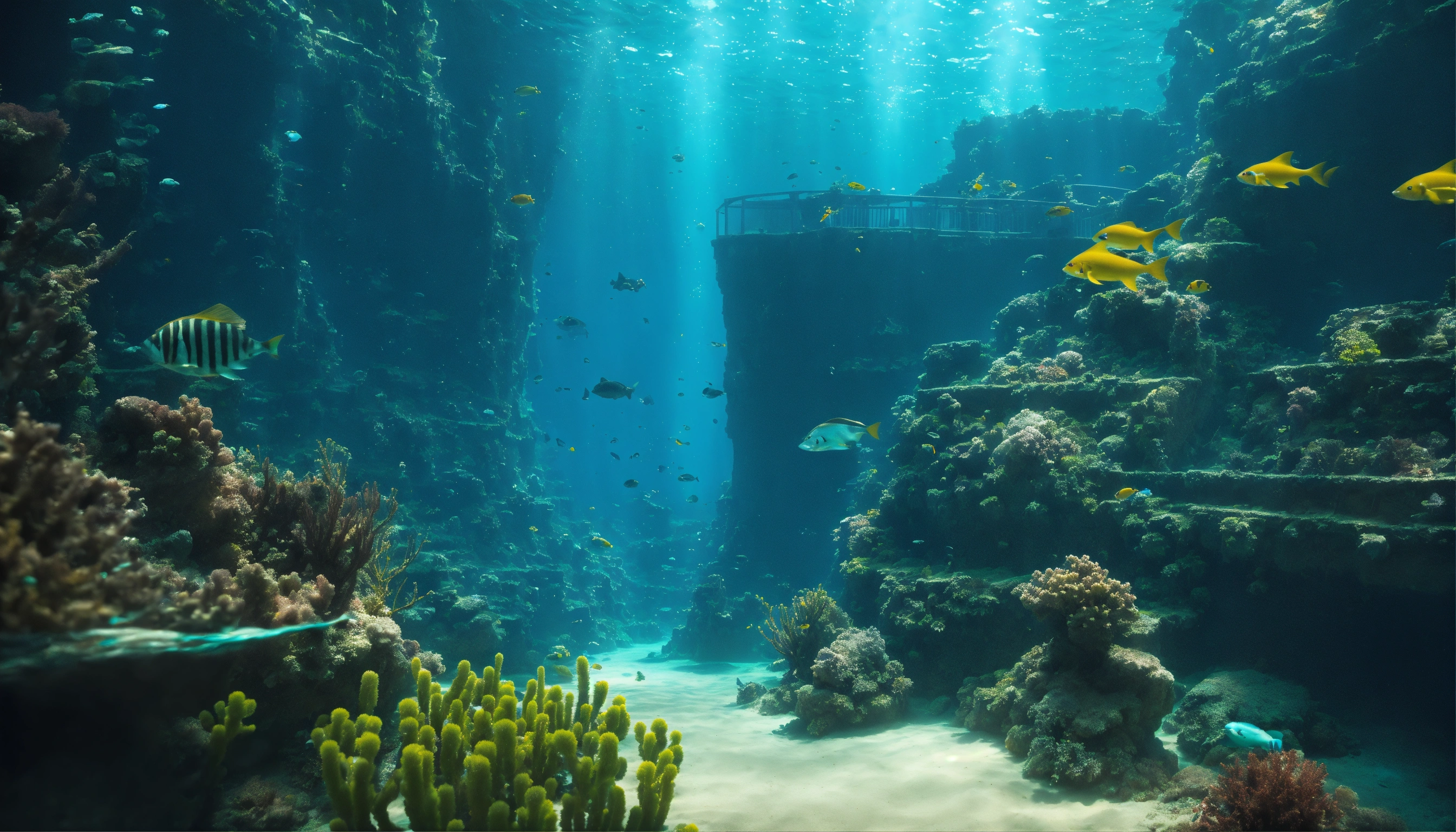 Lexica - Atlantis underwater exploration real photo cinematic realistic ...