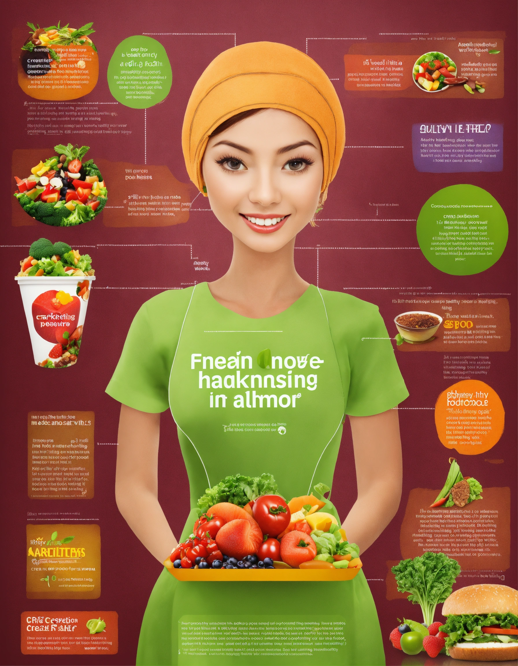 Lexica - Create an interesting creative about marketing in the healthy ...