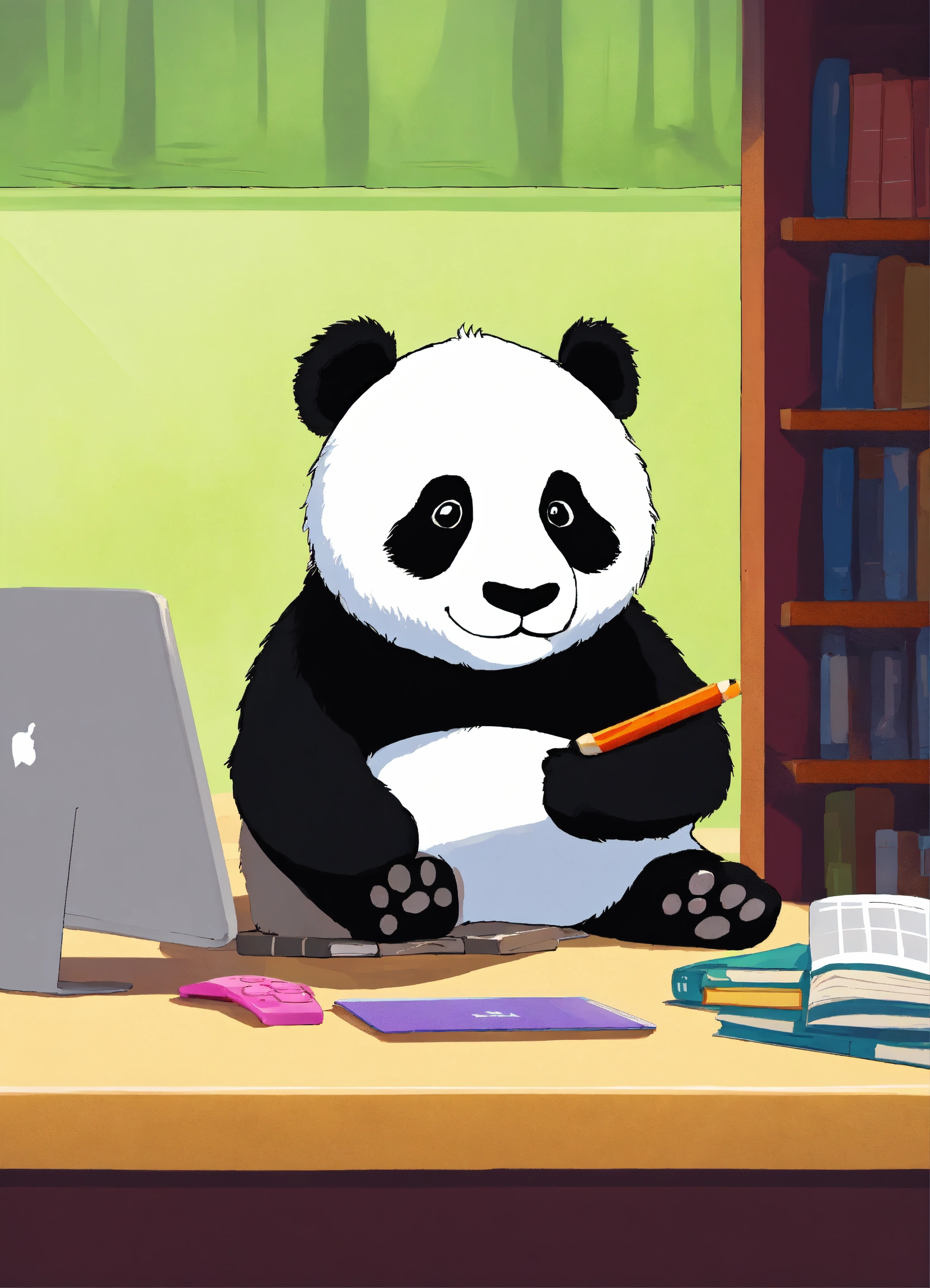 Lexica - A cute intelligent panda teaching you how to learn stuff online