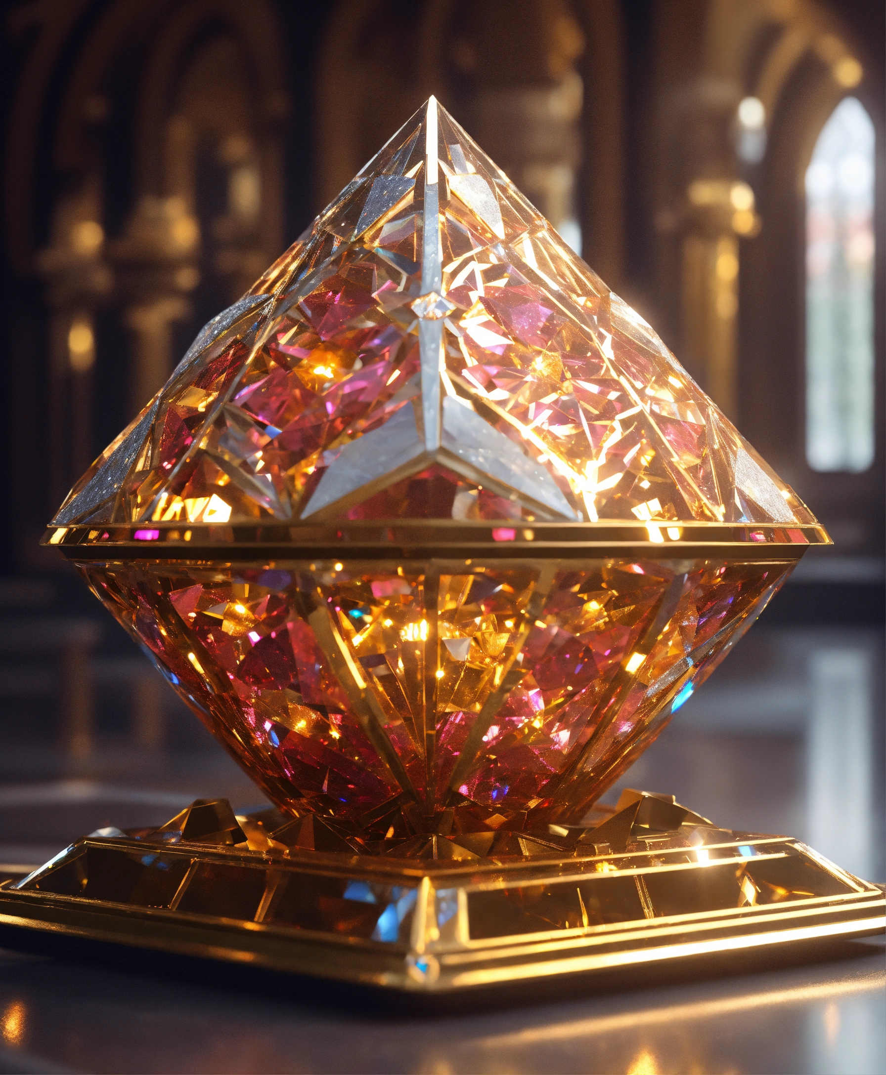 Lexica - Automated divinity, diamond, magnificent, 8K resolution, Blender