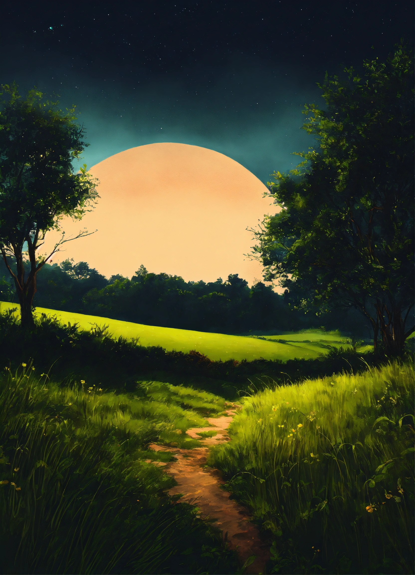 Lexica - Point of view from the ground of a grassy pasture landscape at ...