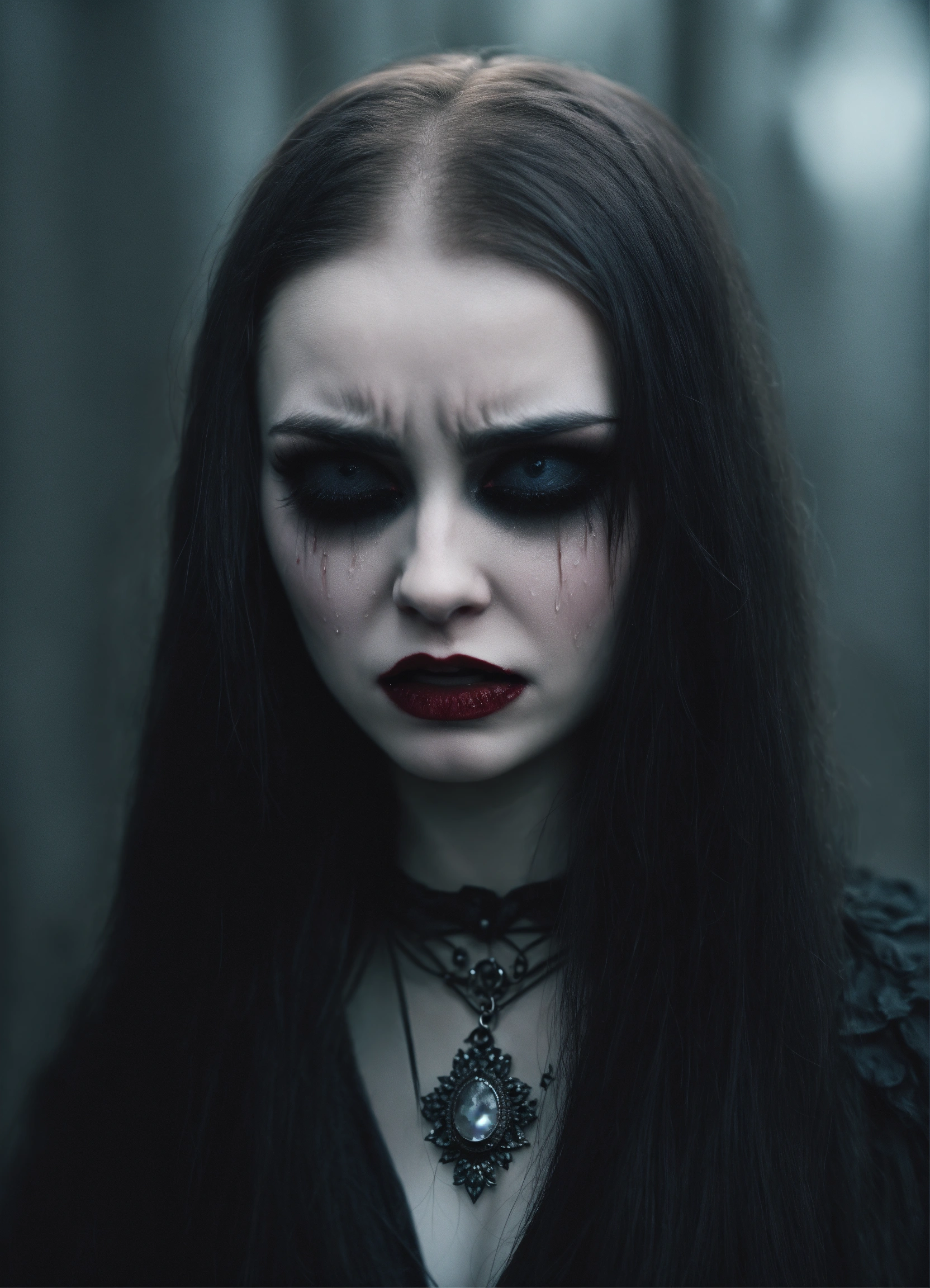 Lexica - Pale gothic vampire crying