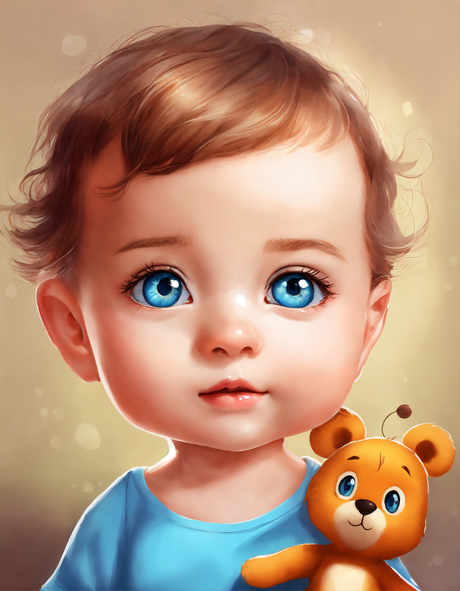 Lexica - Cute and adorable GIRL AND BOYS babies with BIG blue eyes ...