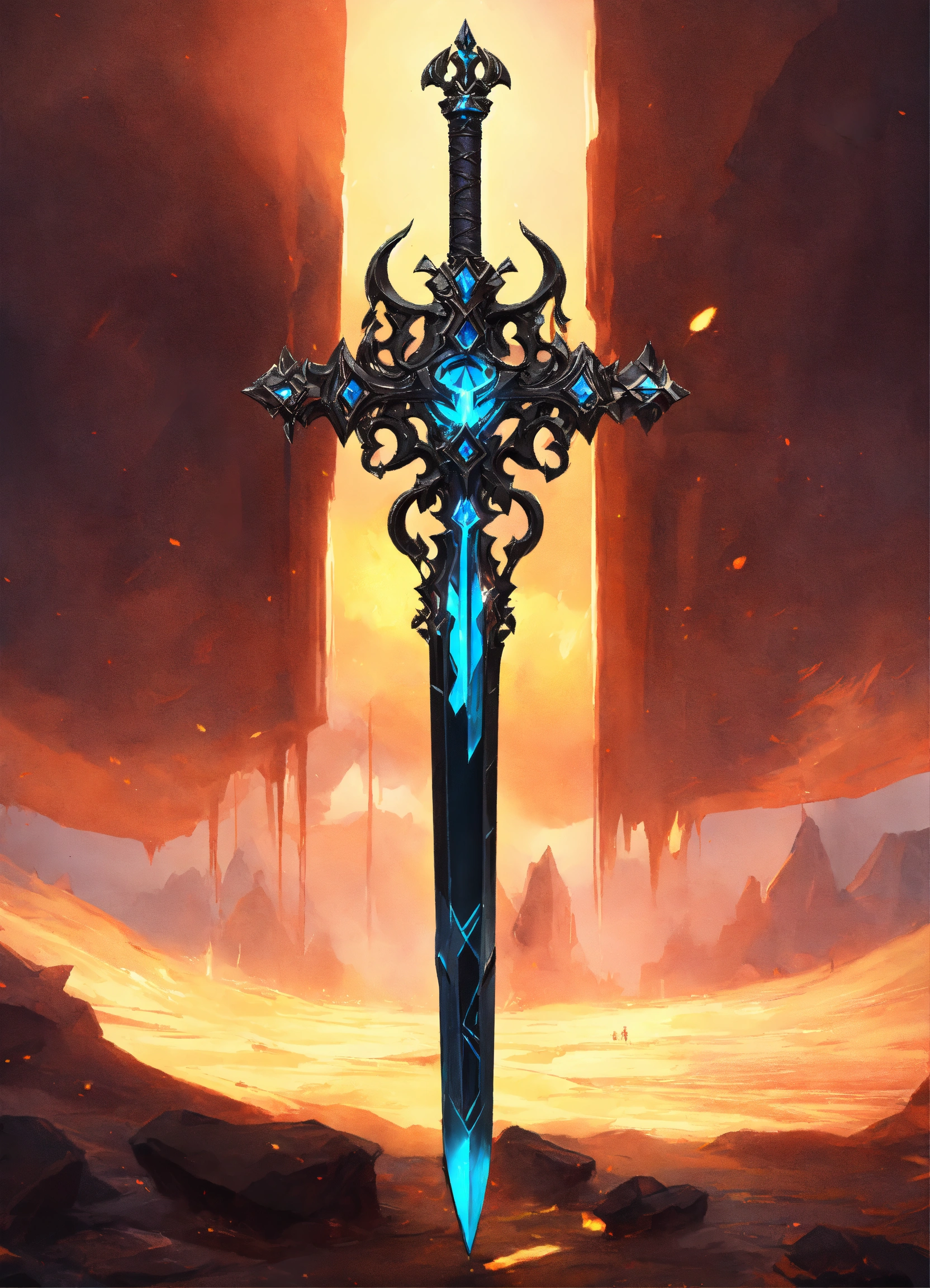 Lexica - Onyx energy black sword artifact