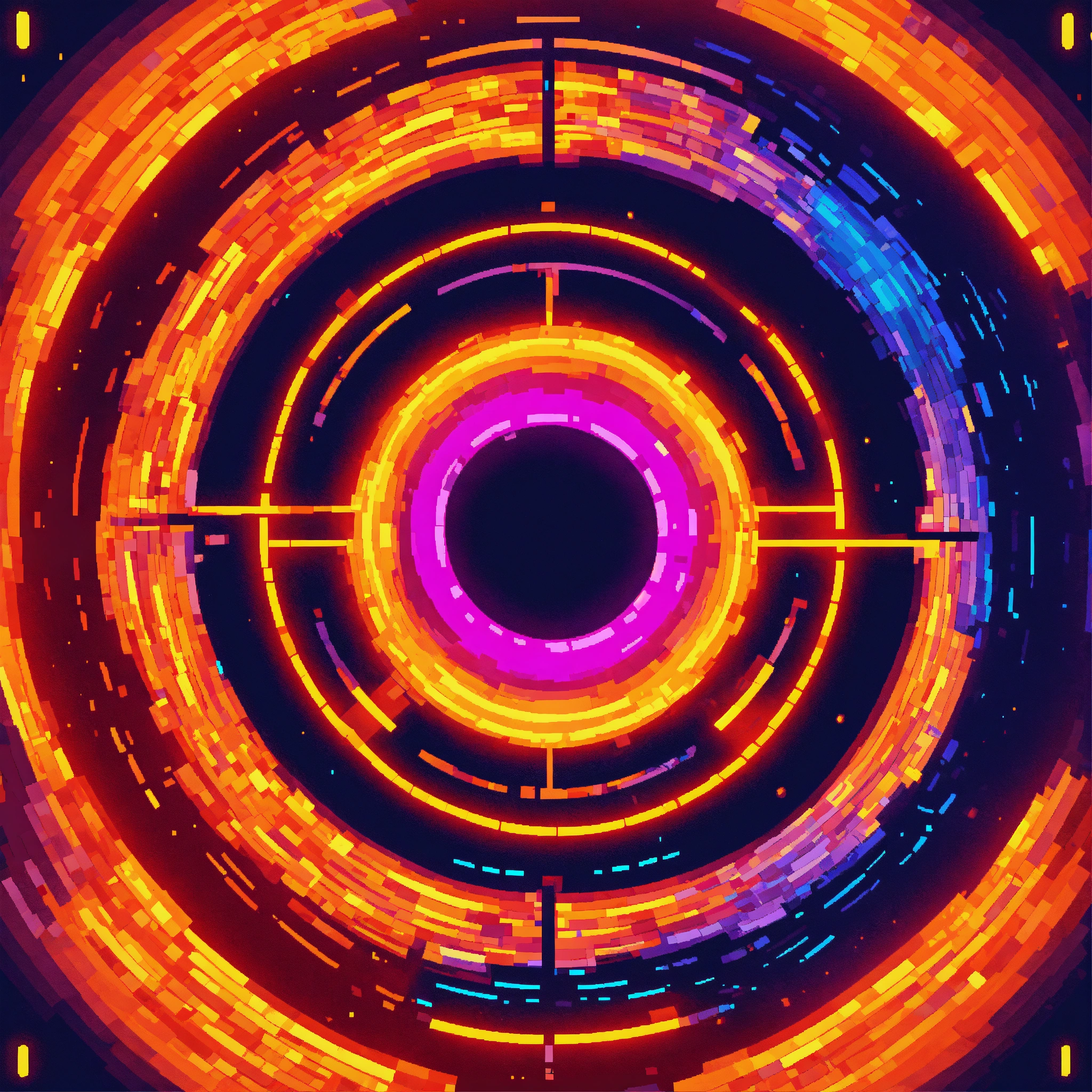 Lexica - Simple expanding electric ring shockwave attack graphic effect ...