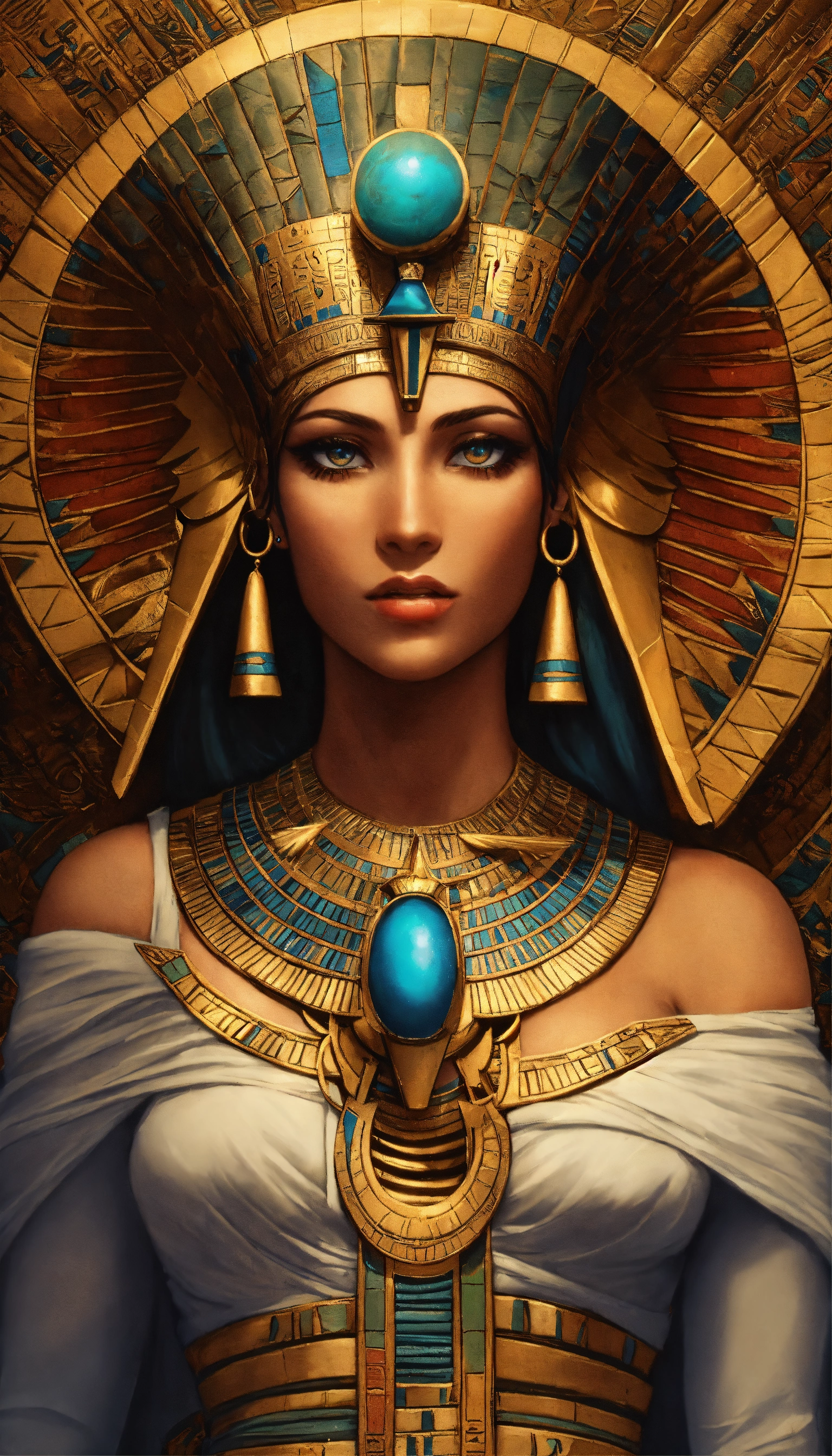 Lexica - The beautiful goddess of Egypt, Isis, should be depicted as a strong figure. Her eyes ...