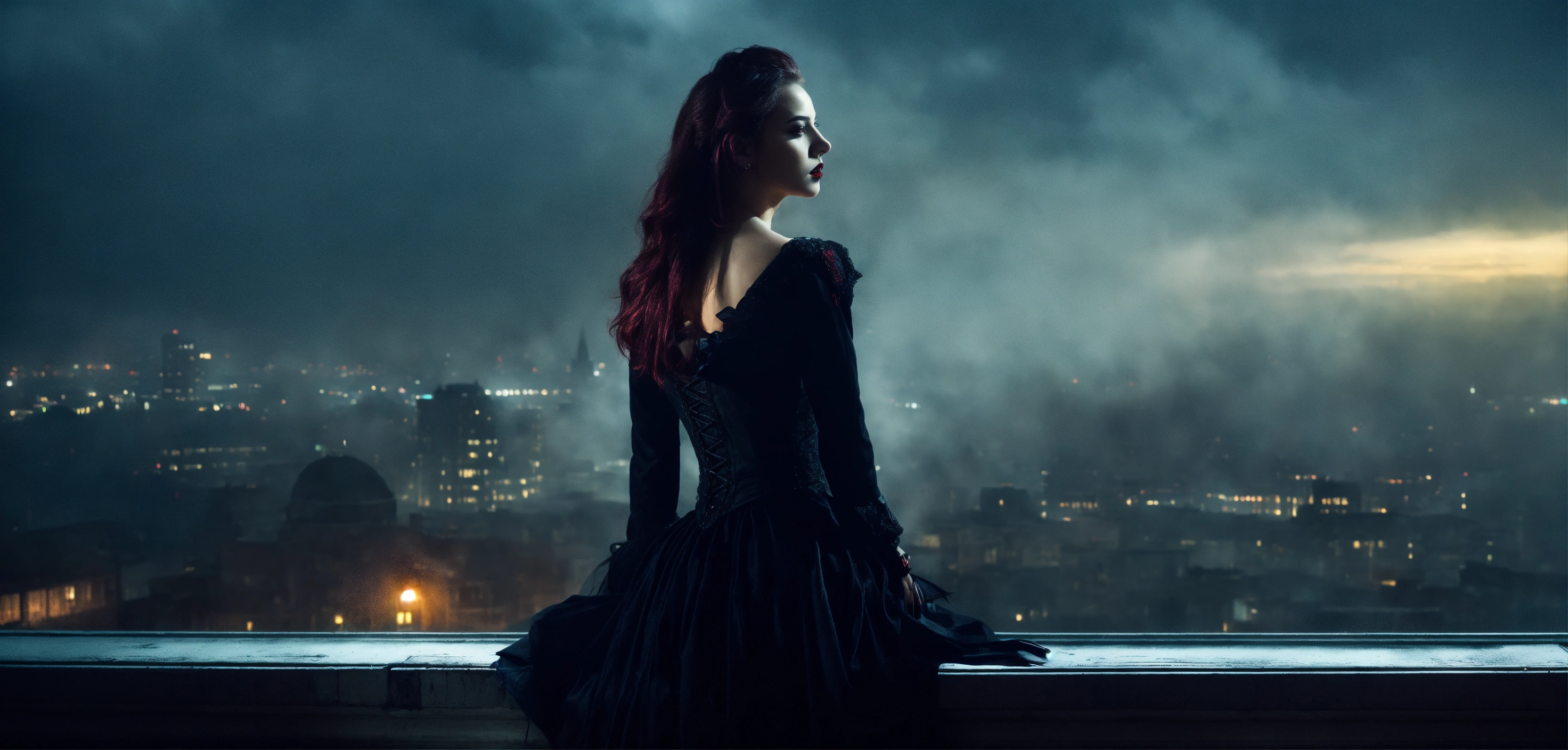 Lexica - Cinematic look, vampire underworld movie style, dark gothic ...