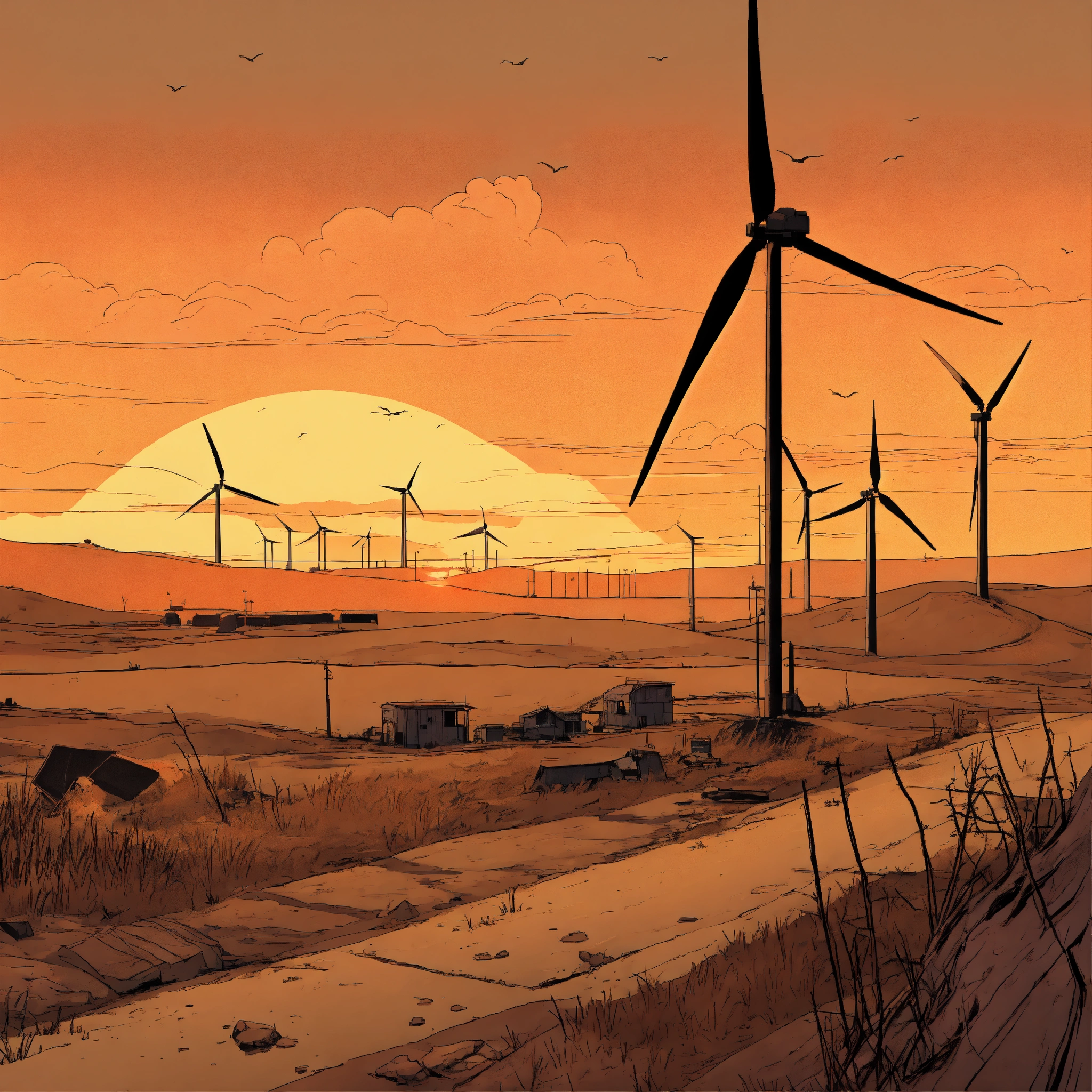 Lexica - Create a comic-book cover featuring a post-apocalyptic ...