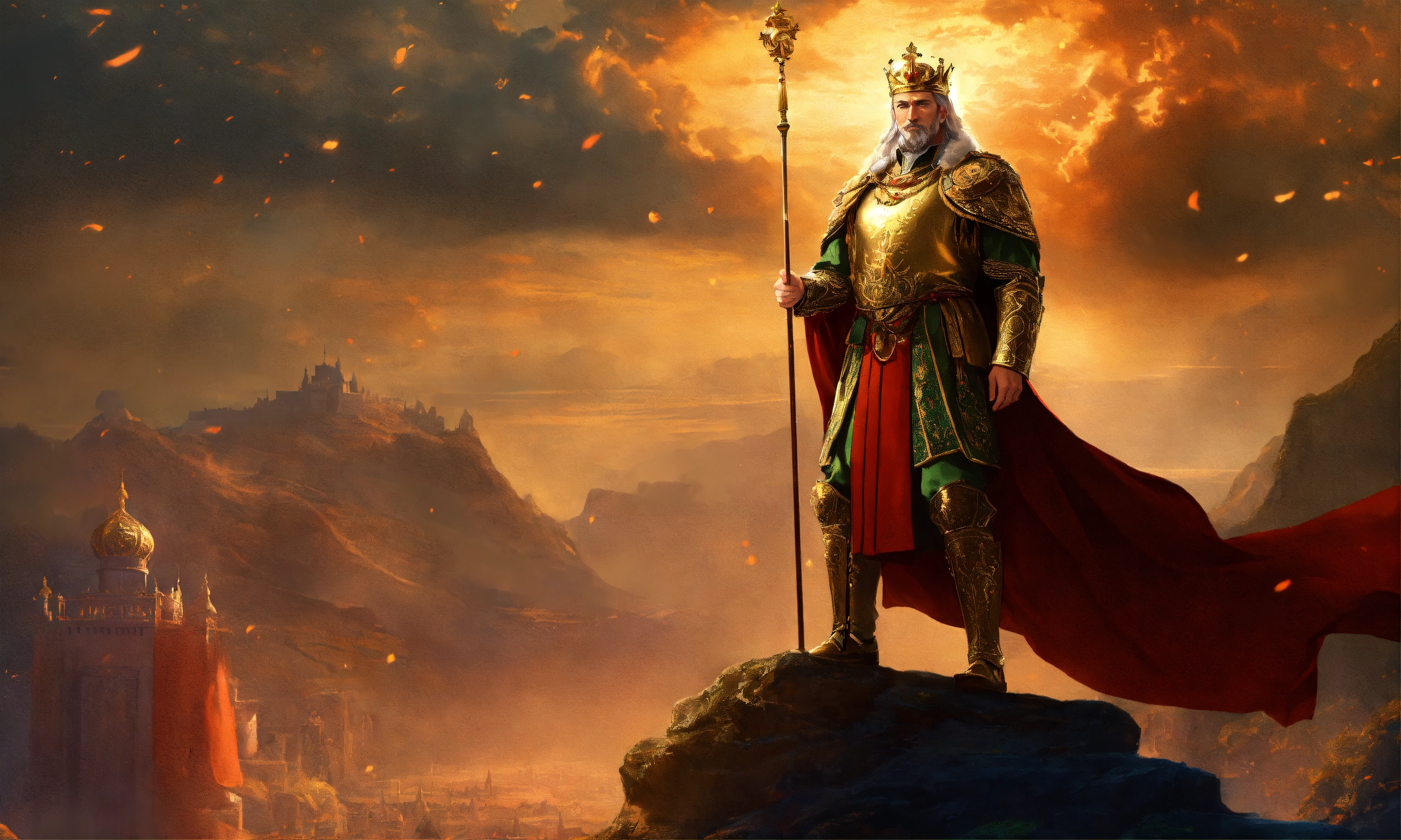 Lexica - Certainly, here's the modified prompt for describing a king ...