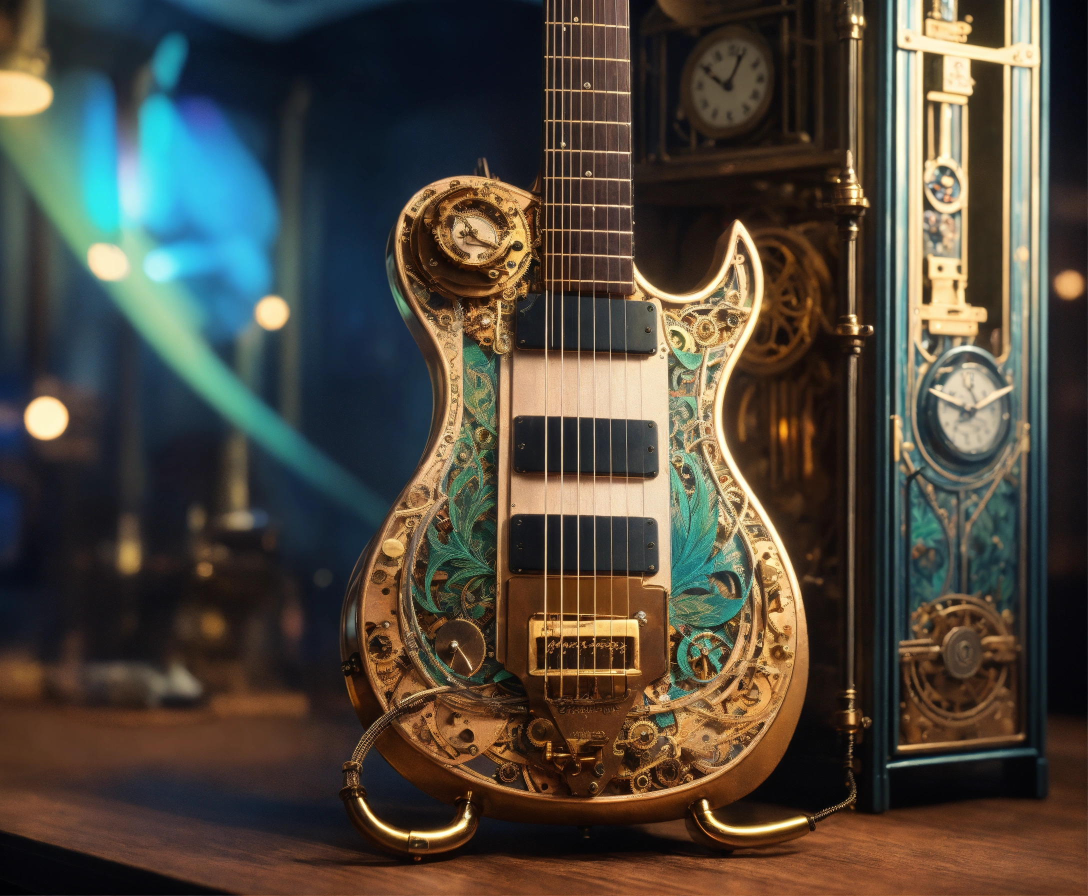 Lexica - Logo country music time machine, steampunk space ship, half ...