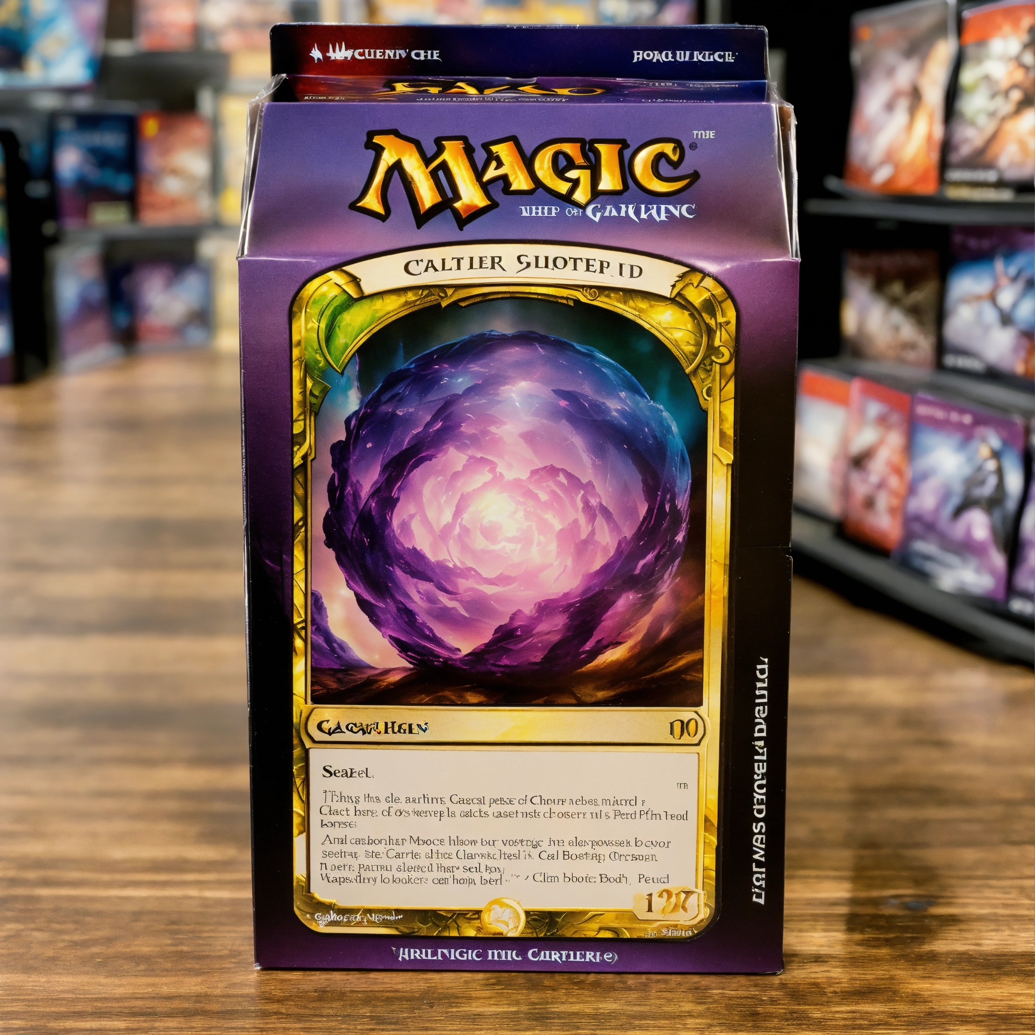 Lexica - A photo of a sealed booster box of Magic The Gathering cards ...