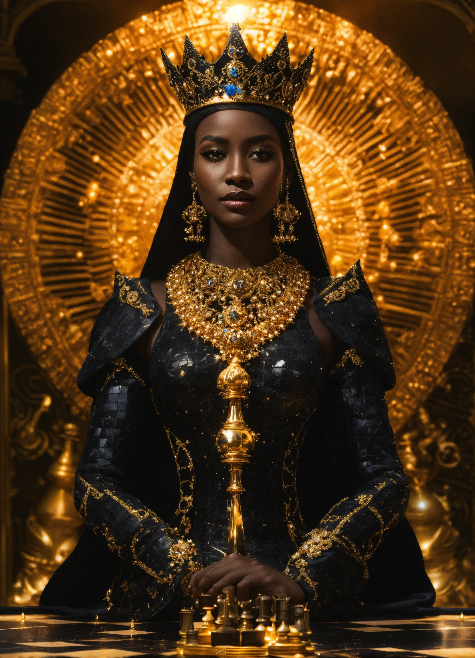 Lexica - Black Solar Queen As the pinnacle of celestial chess mastery ...