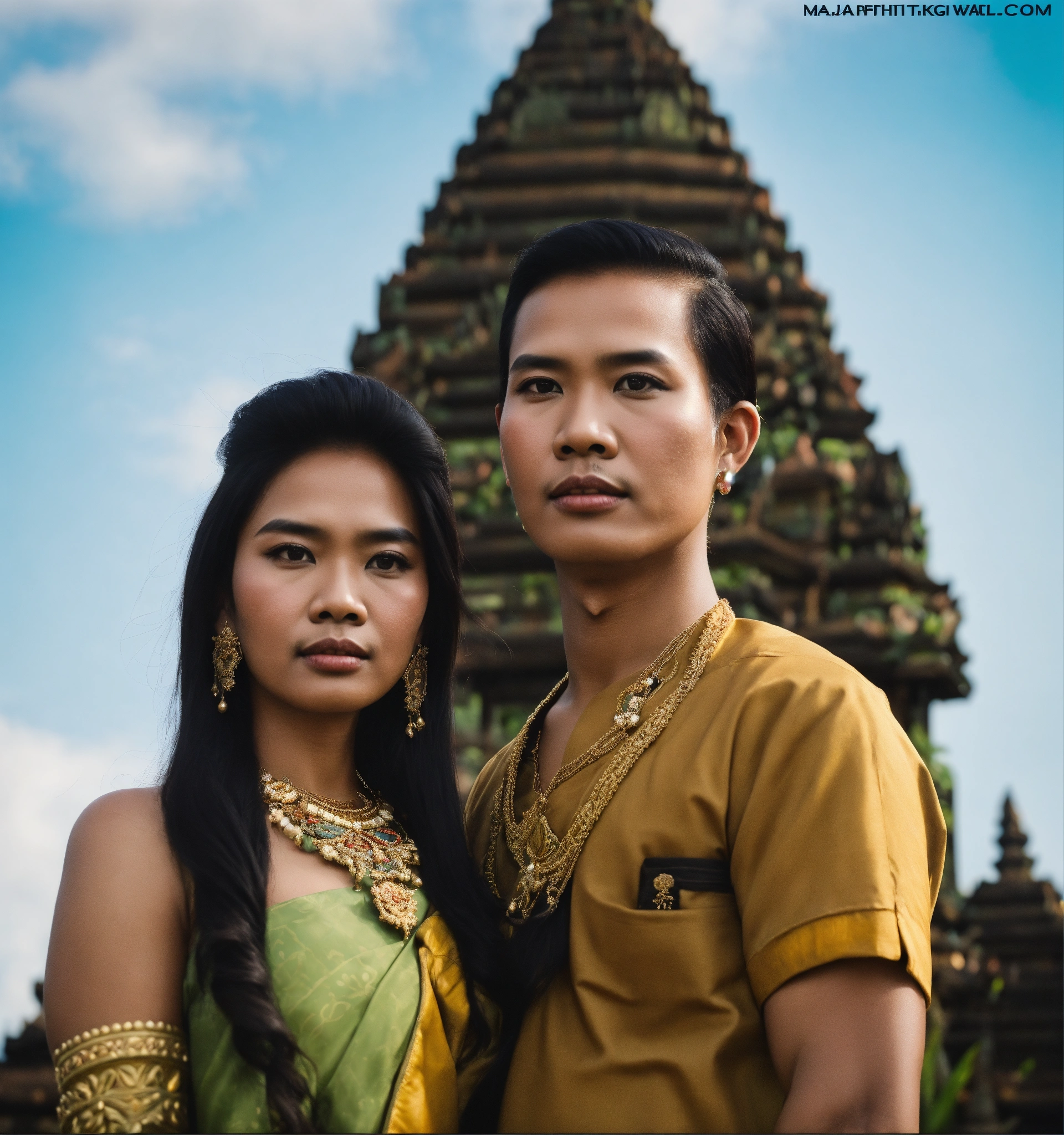 Lexica - Handsome Javanese majapahit king and beautiful majapahit queen