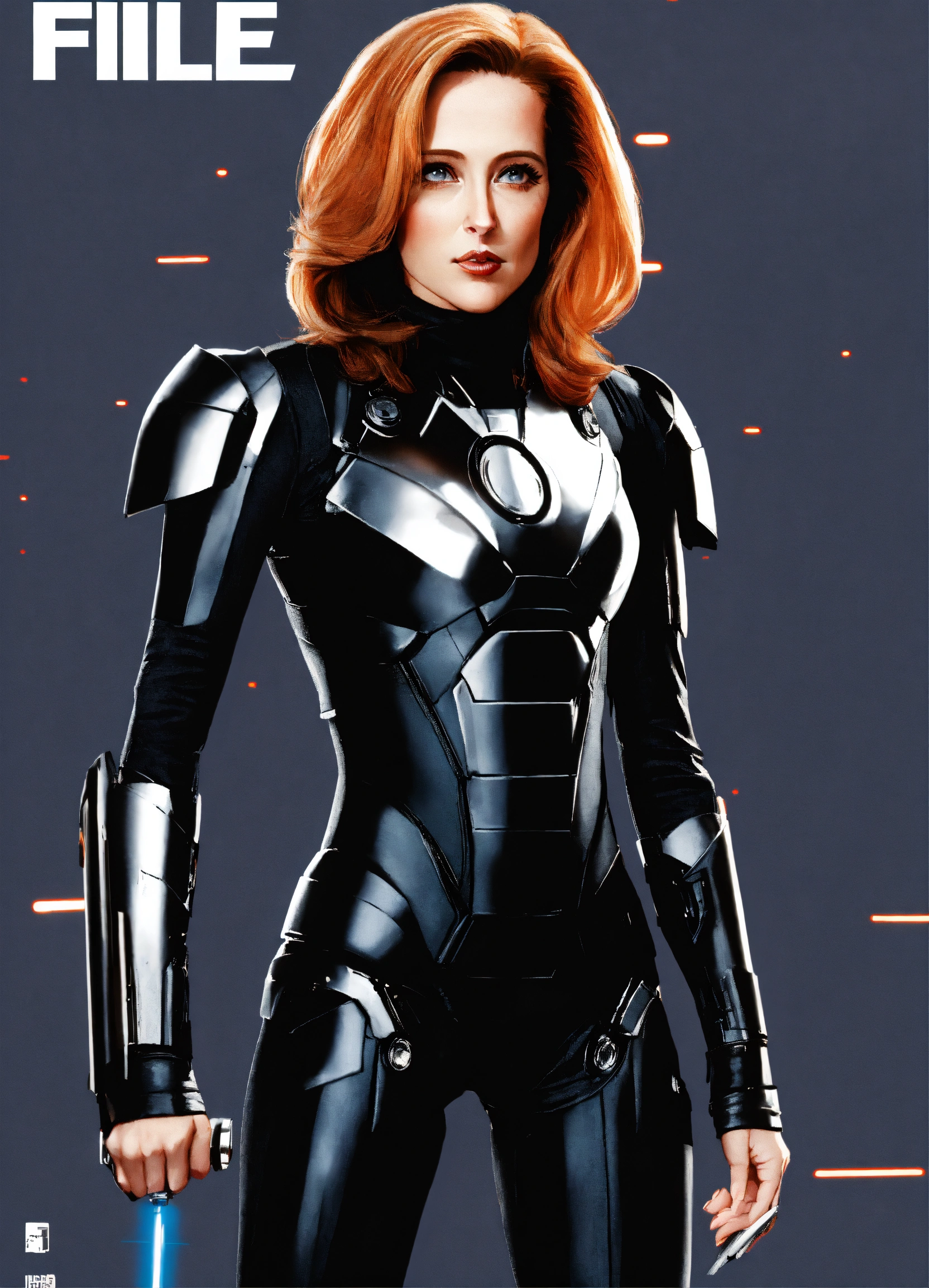 Lexica - Gillian Anderson as Agent Scully from X-Files wearing black ...