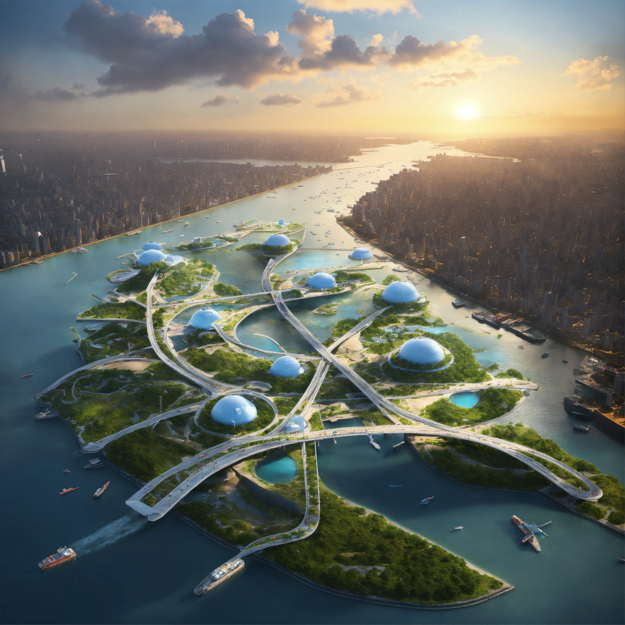 Lexica - Imagine a vision of future Tokyo in 2050 with networks of ...