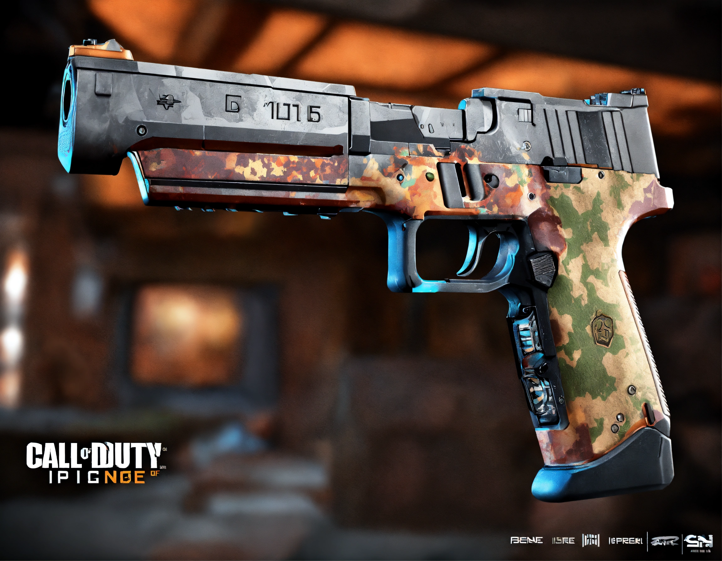 Lexica - Call of Duty rare pistol skin, realistic and hyper-detailed ...