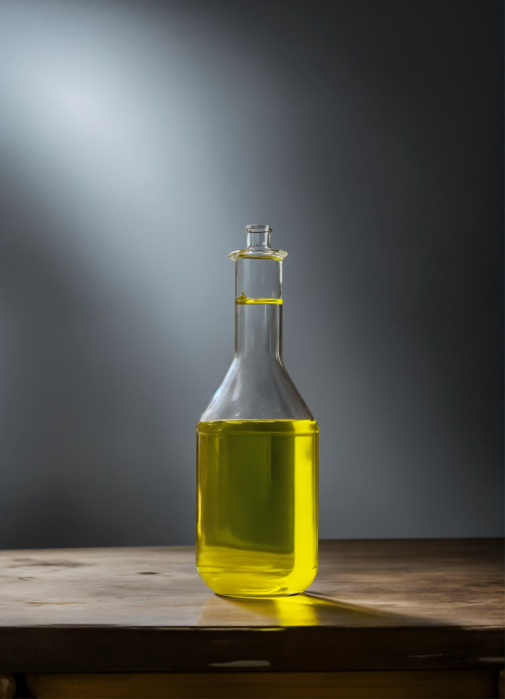 Lexica - Laboatory glass bottle with yellow liquid in a laboratory ...