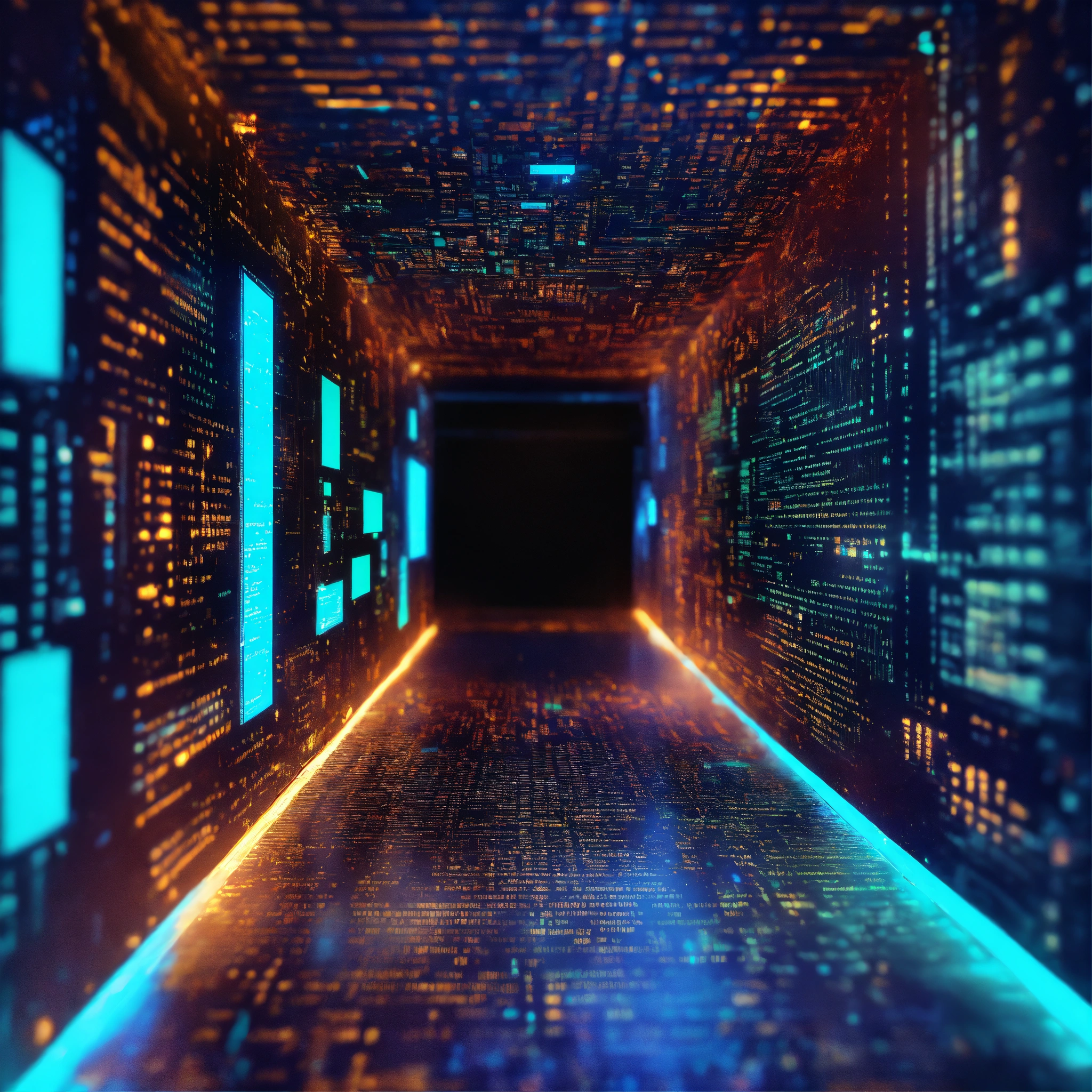 Lexica - Ultra realistic photo of a very high tech 3d software code lit ...