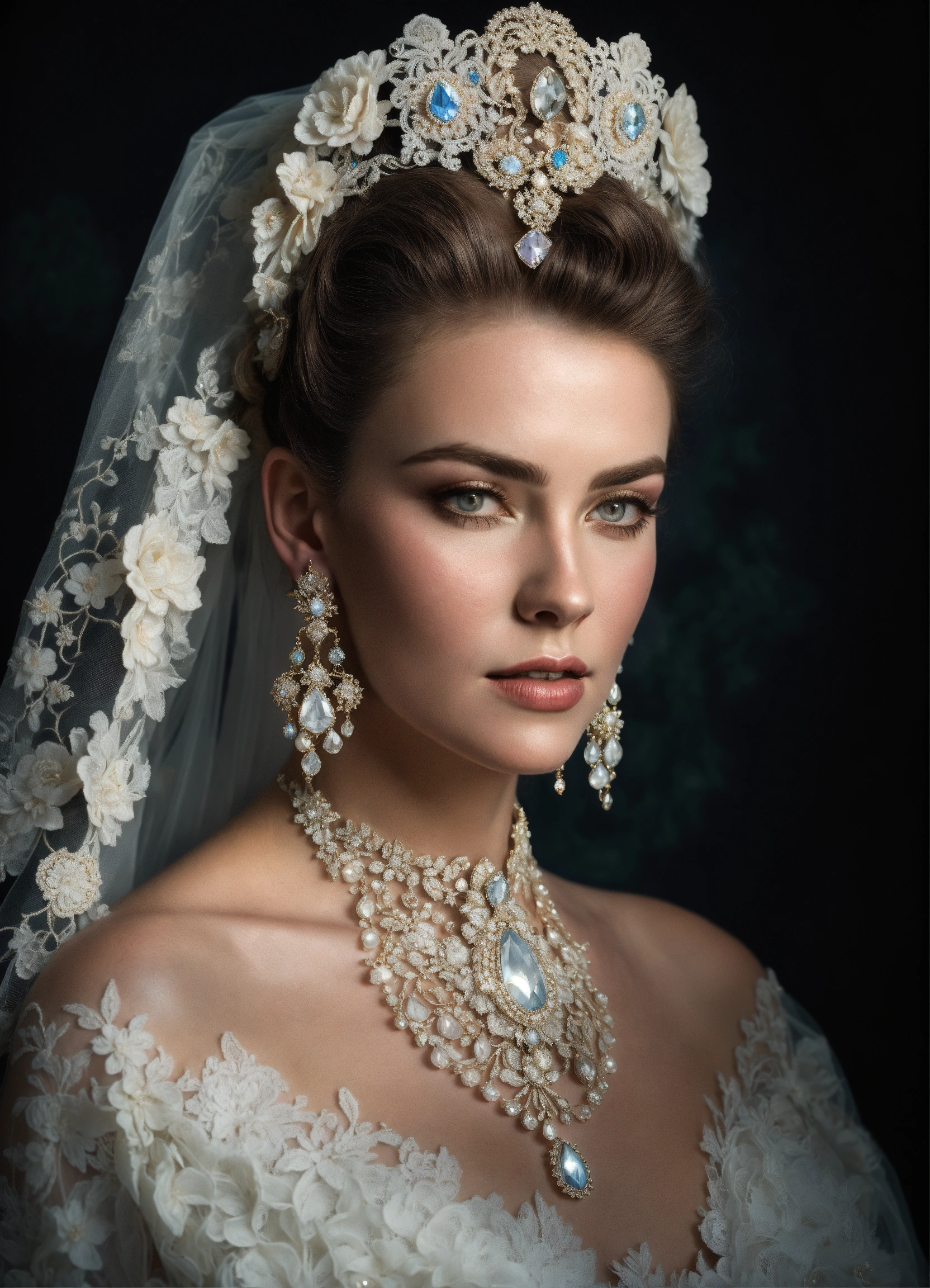 Lexica - A 18th century beauty style pretty woman in the style of ...