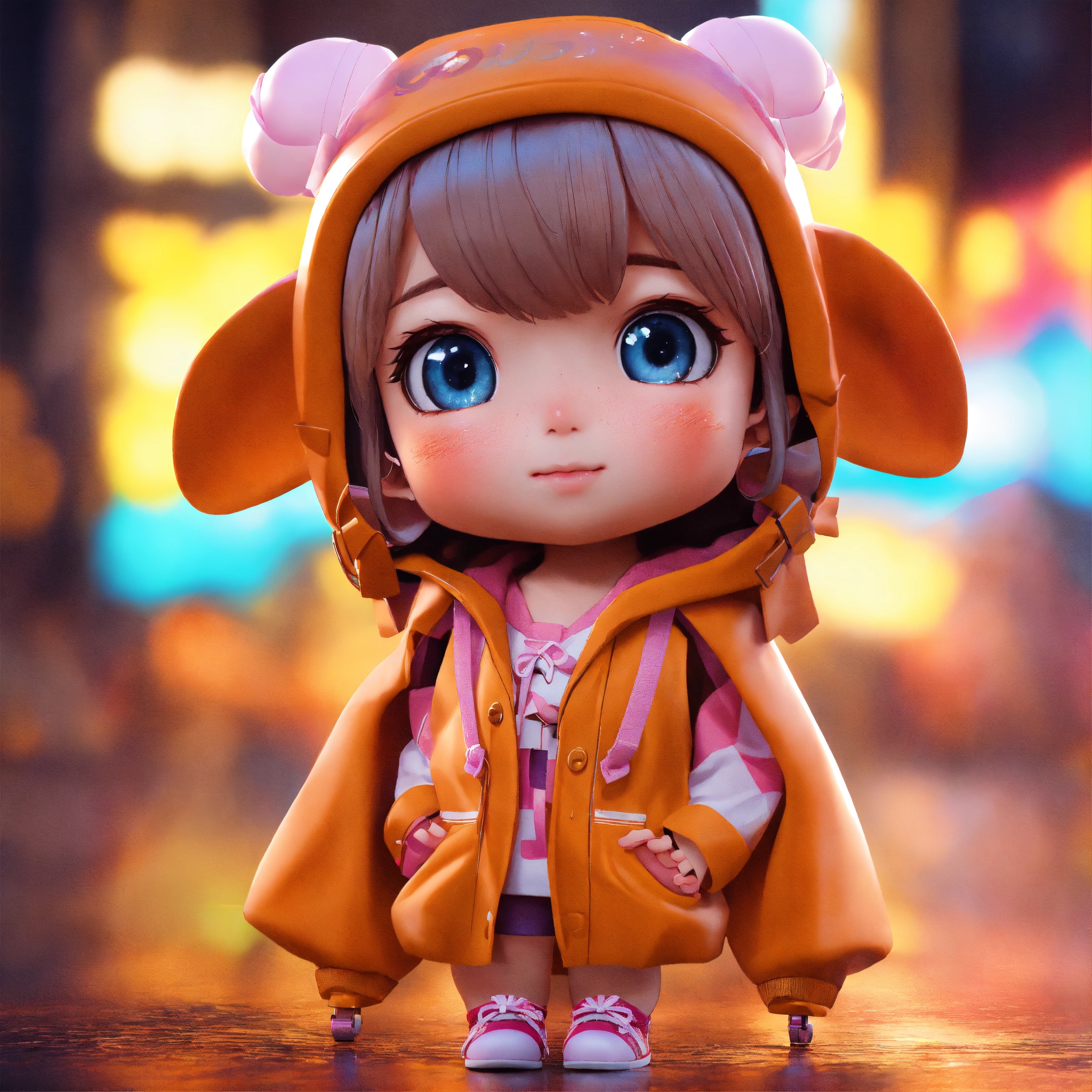 Lexica - 4d photographic image of full body image of a cute little ...