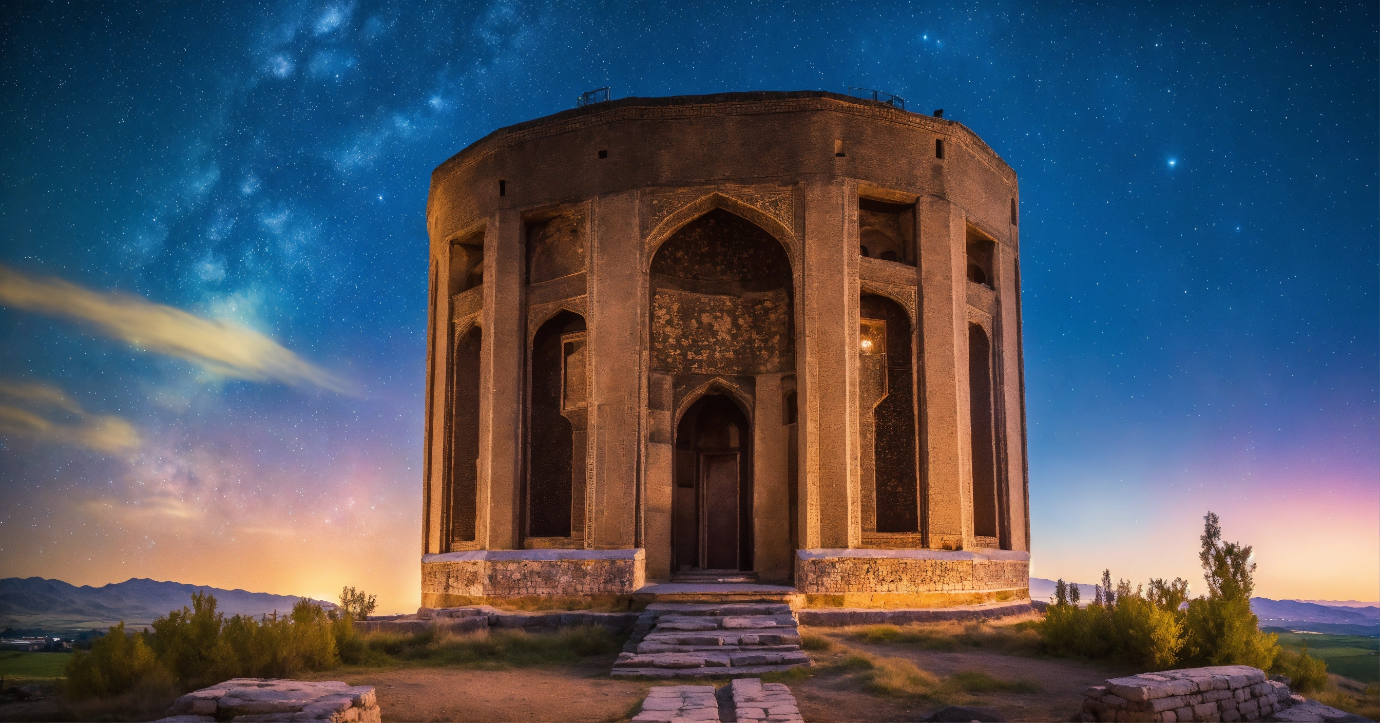 Lexica - Background, night, 8k, epic, stars, old history, Ulugbek ...