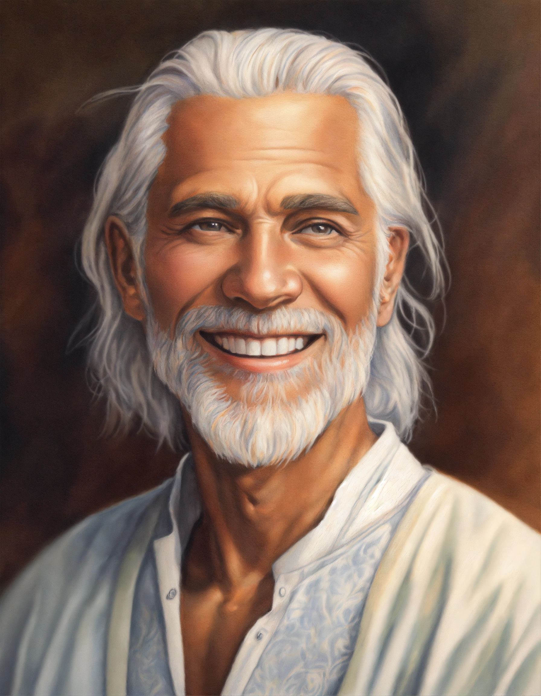 Lexica - Realistic colored pencil drawing of spiritual mentor a ...