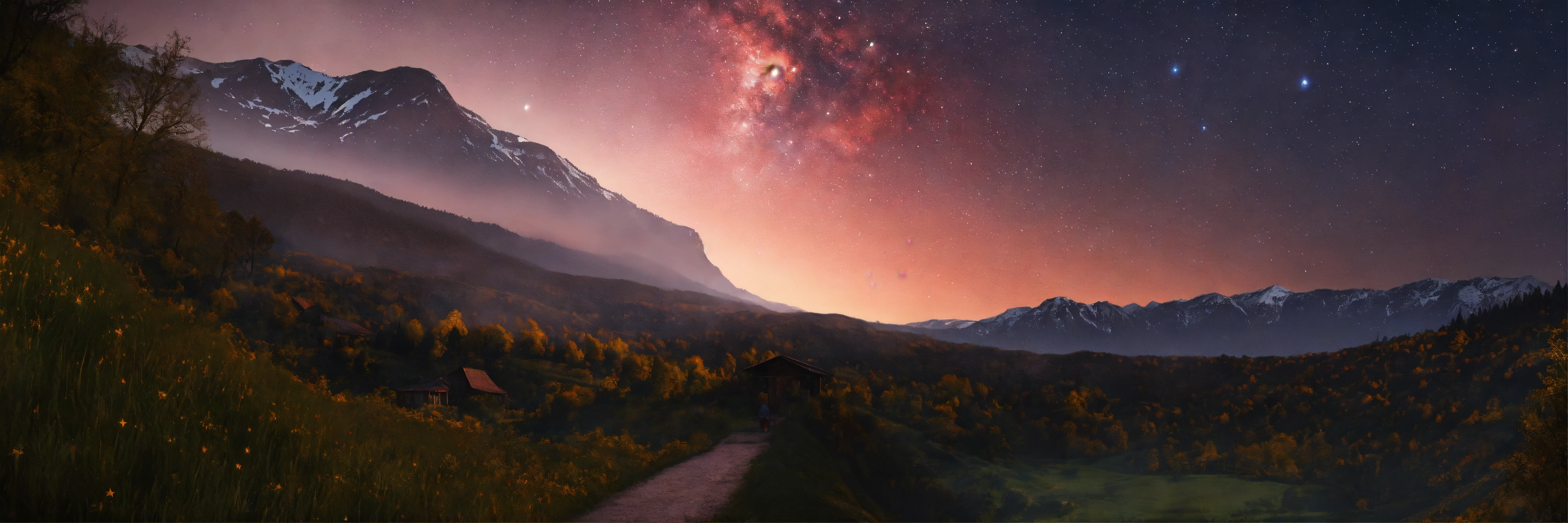 Lexica - Stars on twilight night, detailed, 16k, focused, extreme ...