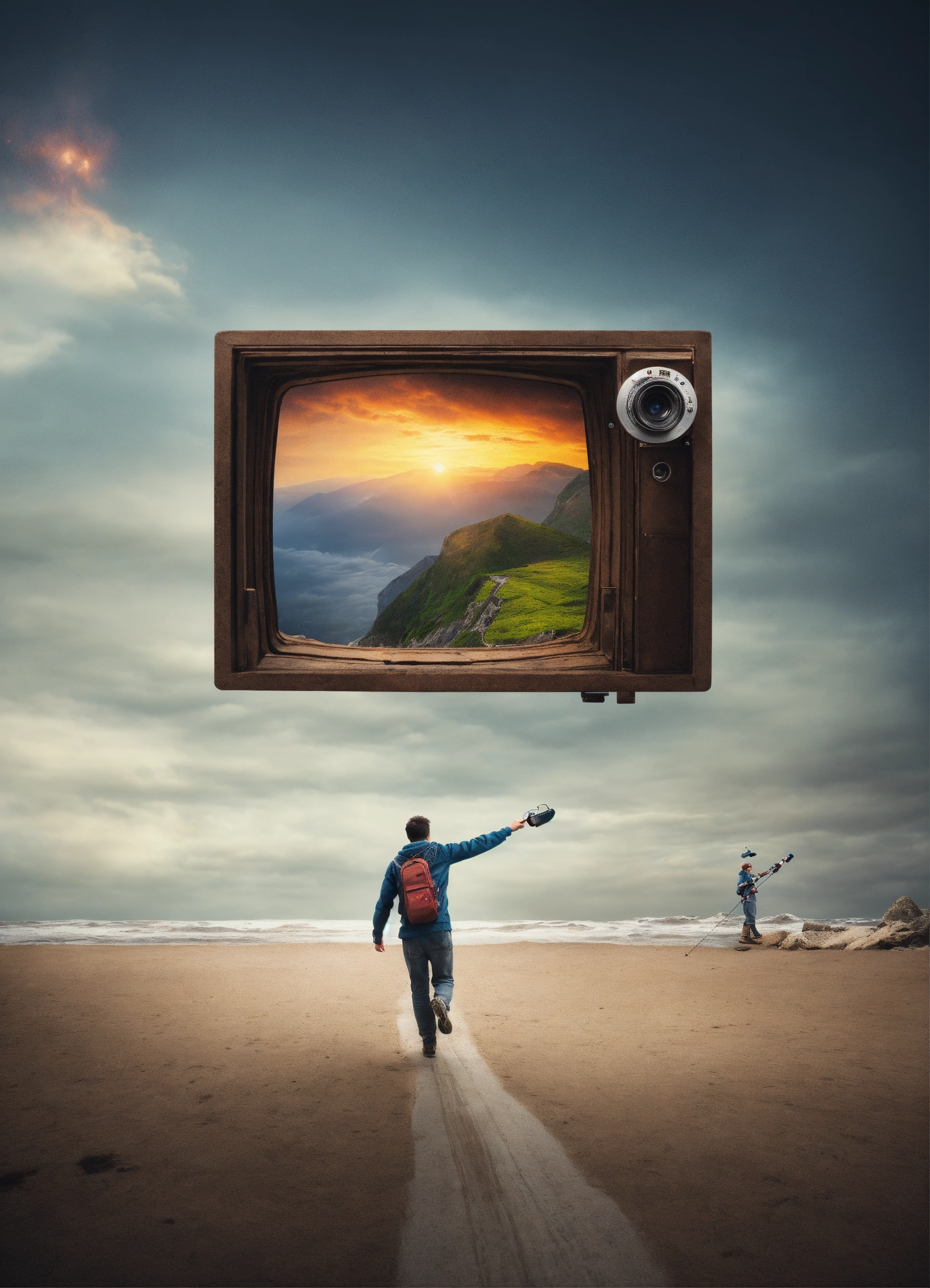 Lexica - This concept visually conveys the idea of "photo manipulation ...