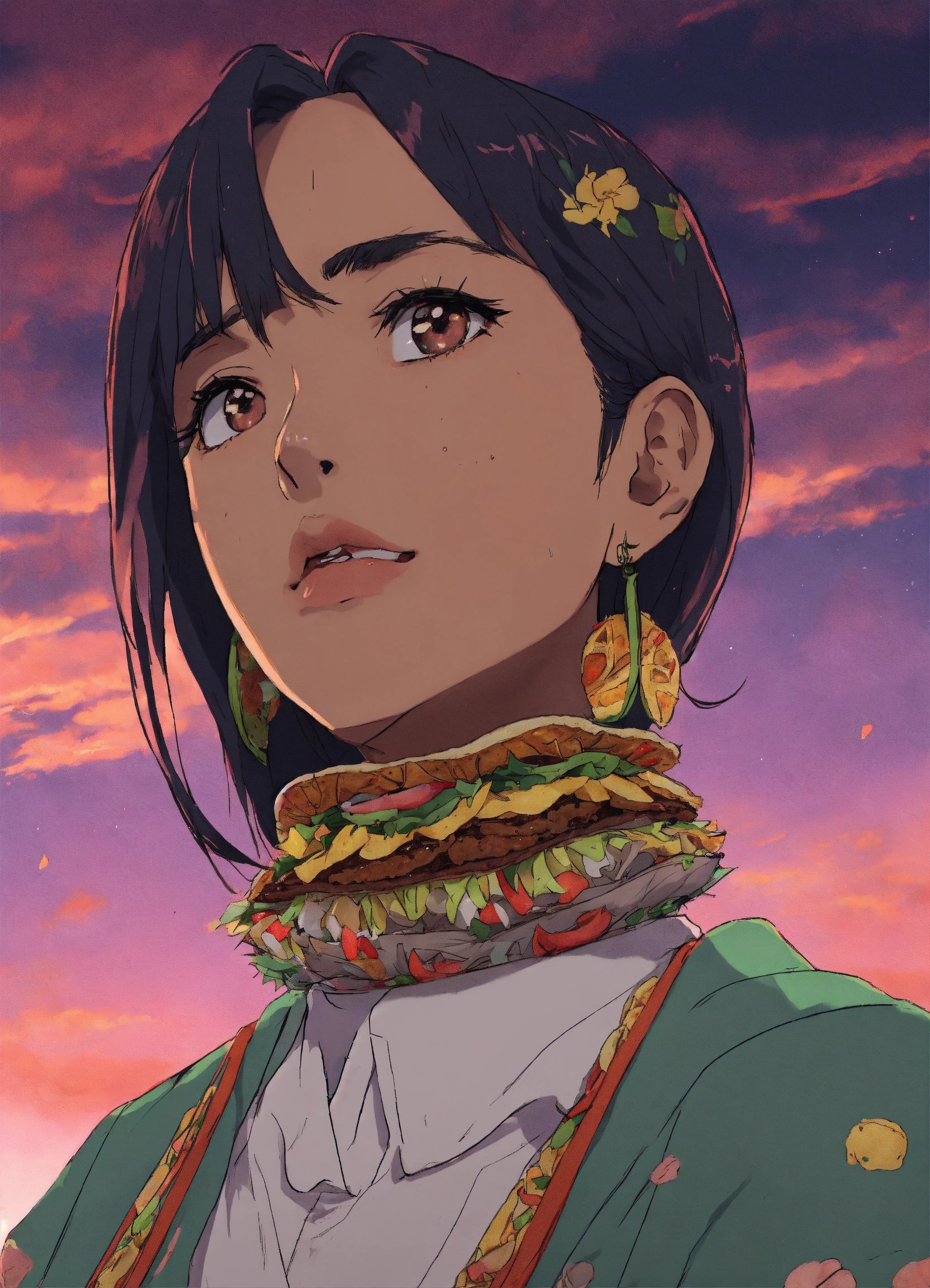 Lexica - Anime time-manipulating taco-faced being